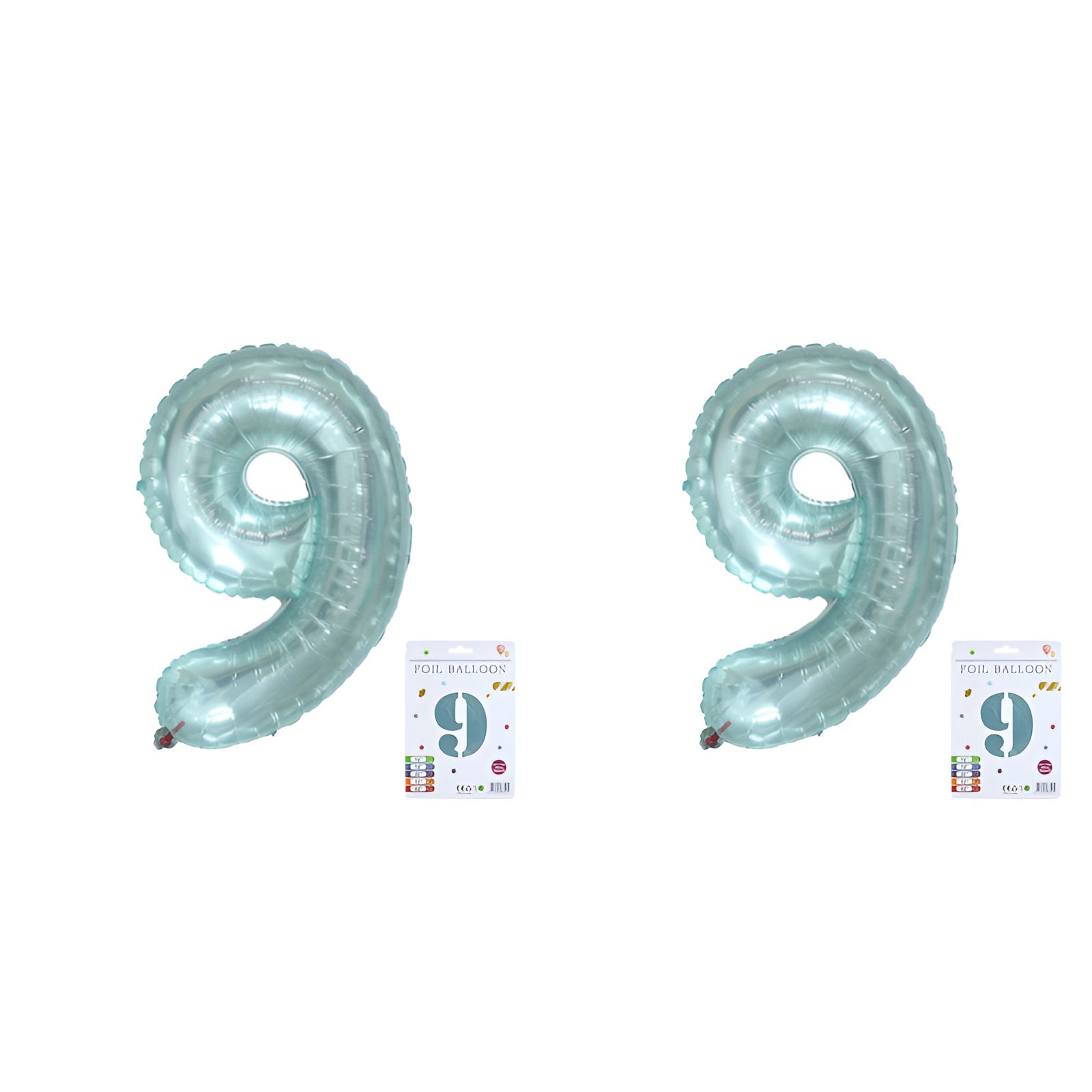 BESTSKY 2Pcs Number Balloons,Combining Multiple Design Styles Balloons ...