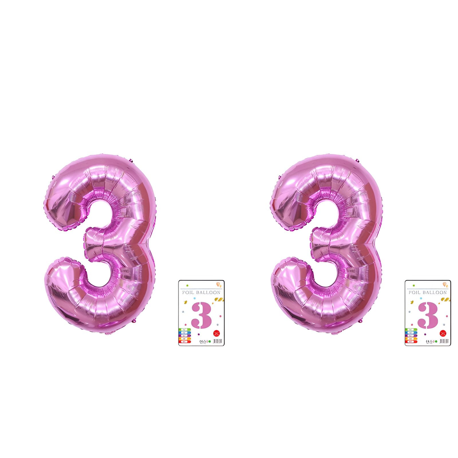 BESTSKY 2Pcs Number Balloons,Fashionable Balloon Decor Plan Party ...