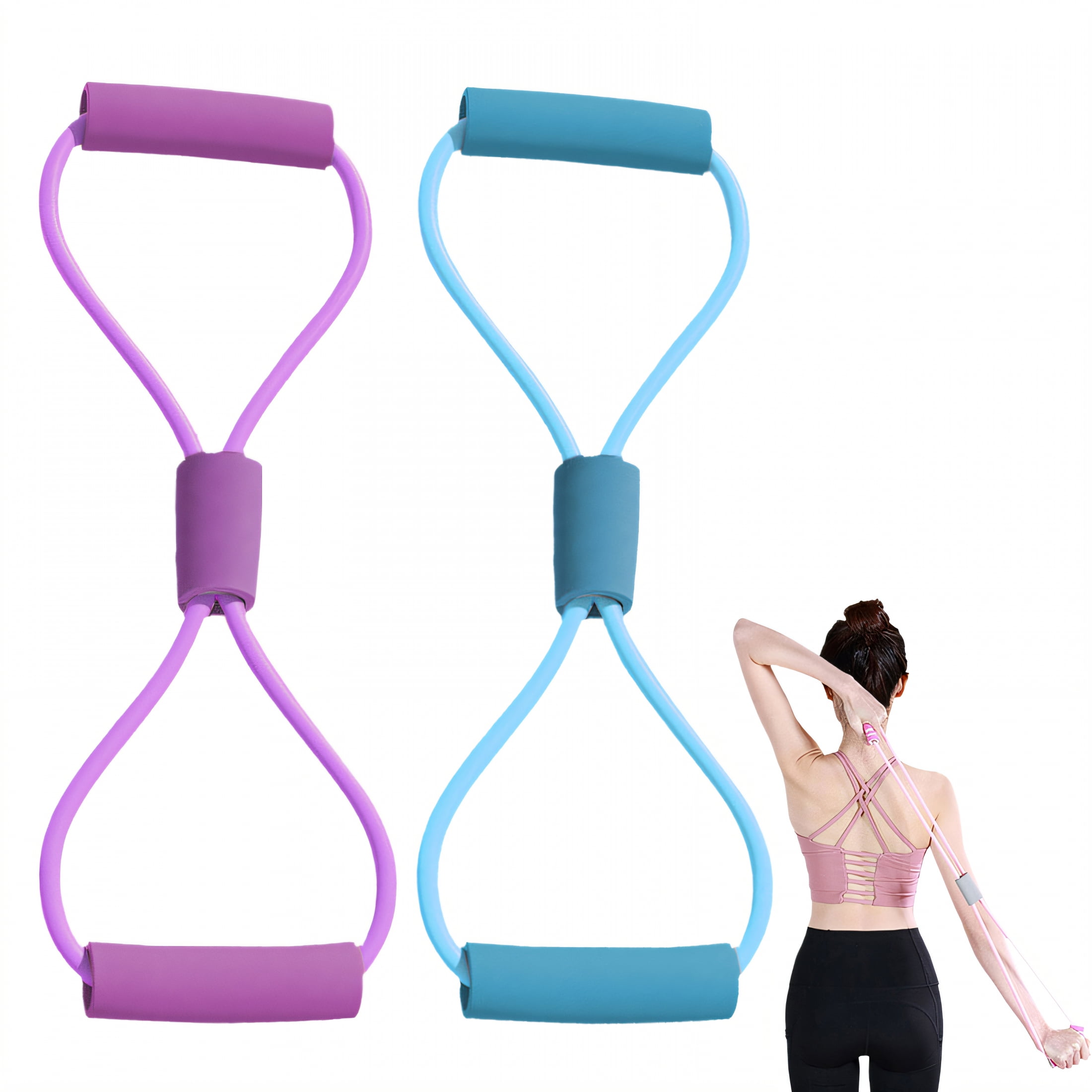 BESTSKY 2Pcs Resistance Bands,Heavy Training Activation Resistance ...
