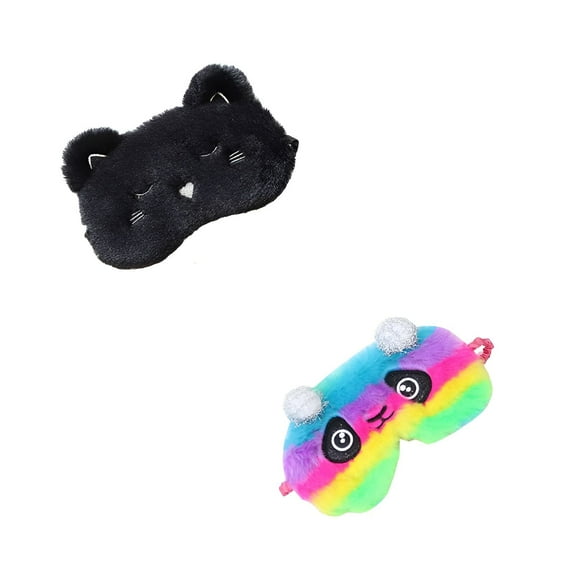 BESTSKY 2Pcs Sleep Mask,Soft Relaxation Eye Mask,Soft Relaxation Kids ...