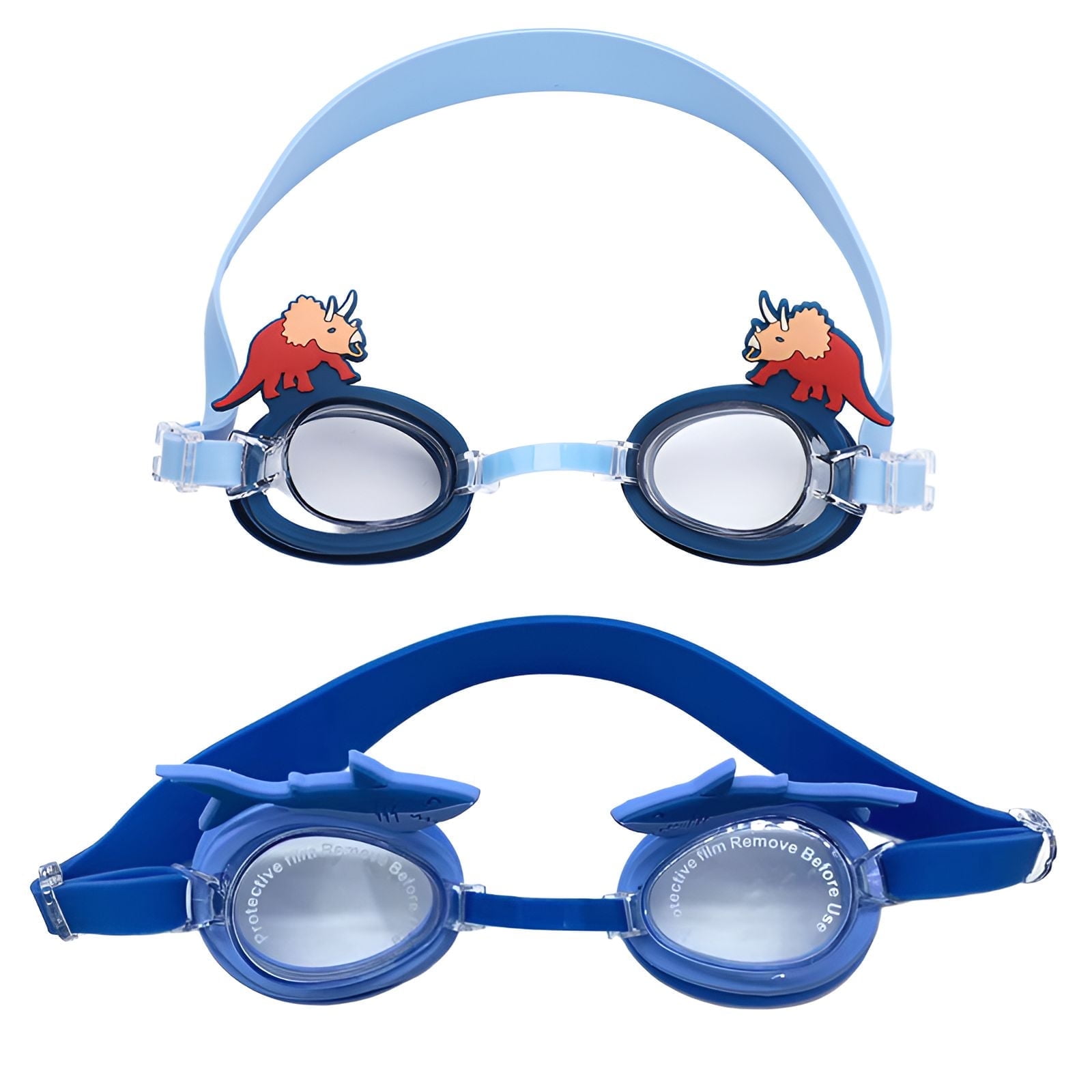 BESTSKY 2Pcs Goggles for Kids 6-14,Cp Anti-Fog Kid Goggles,Swim Goggles ...