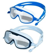 Frogglez Junior Children's Blue Frogz Swim Goggles with Fabric Strap ...