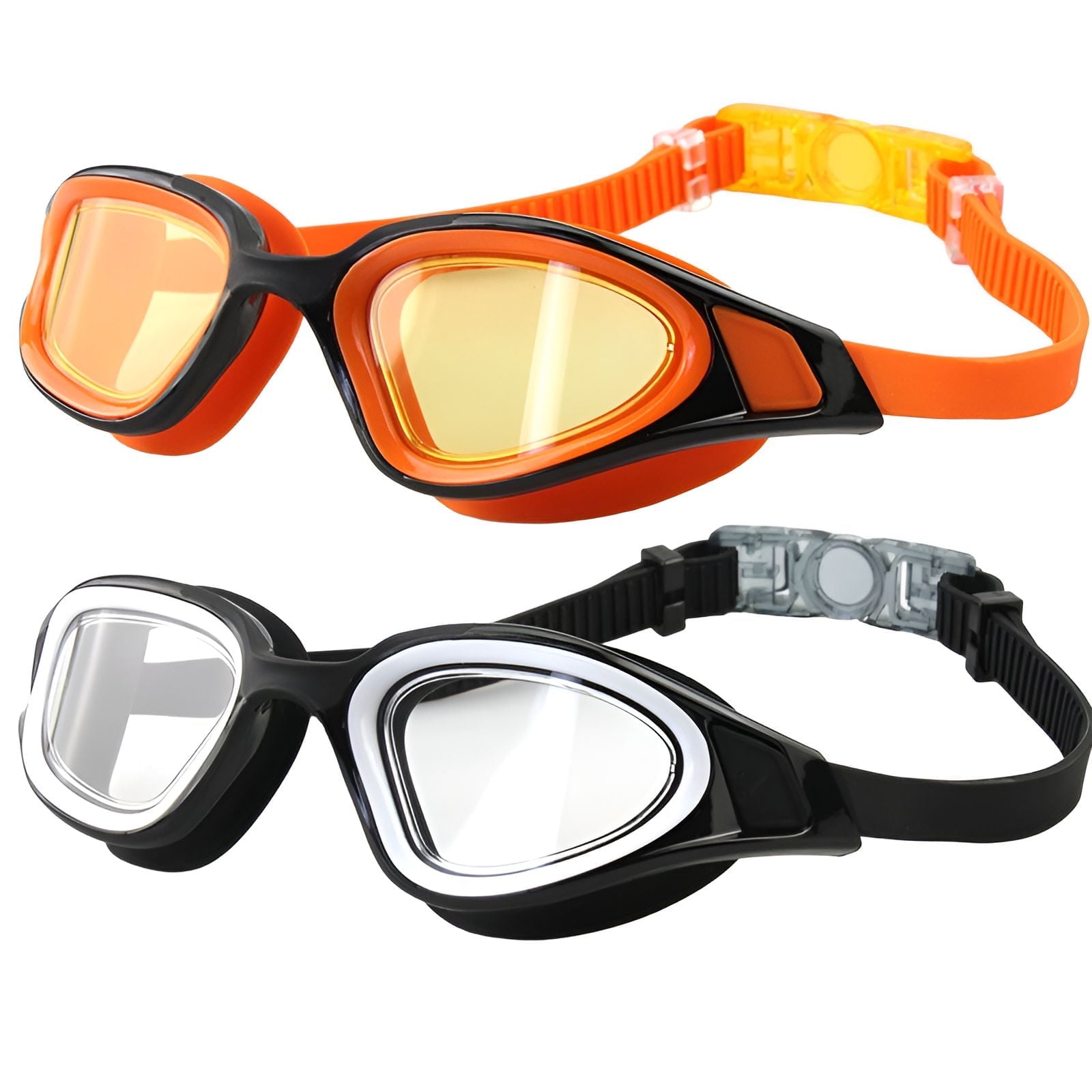 BESTSKY 2Pcs Goggles Swimming Adult,Cp Anti-Fog Adult Goggles for ...