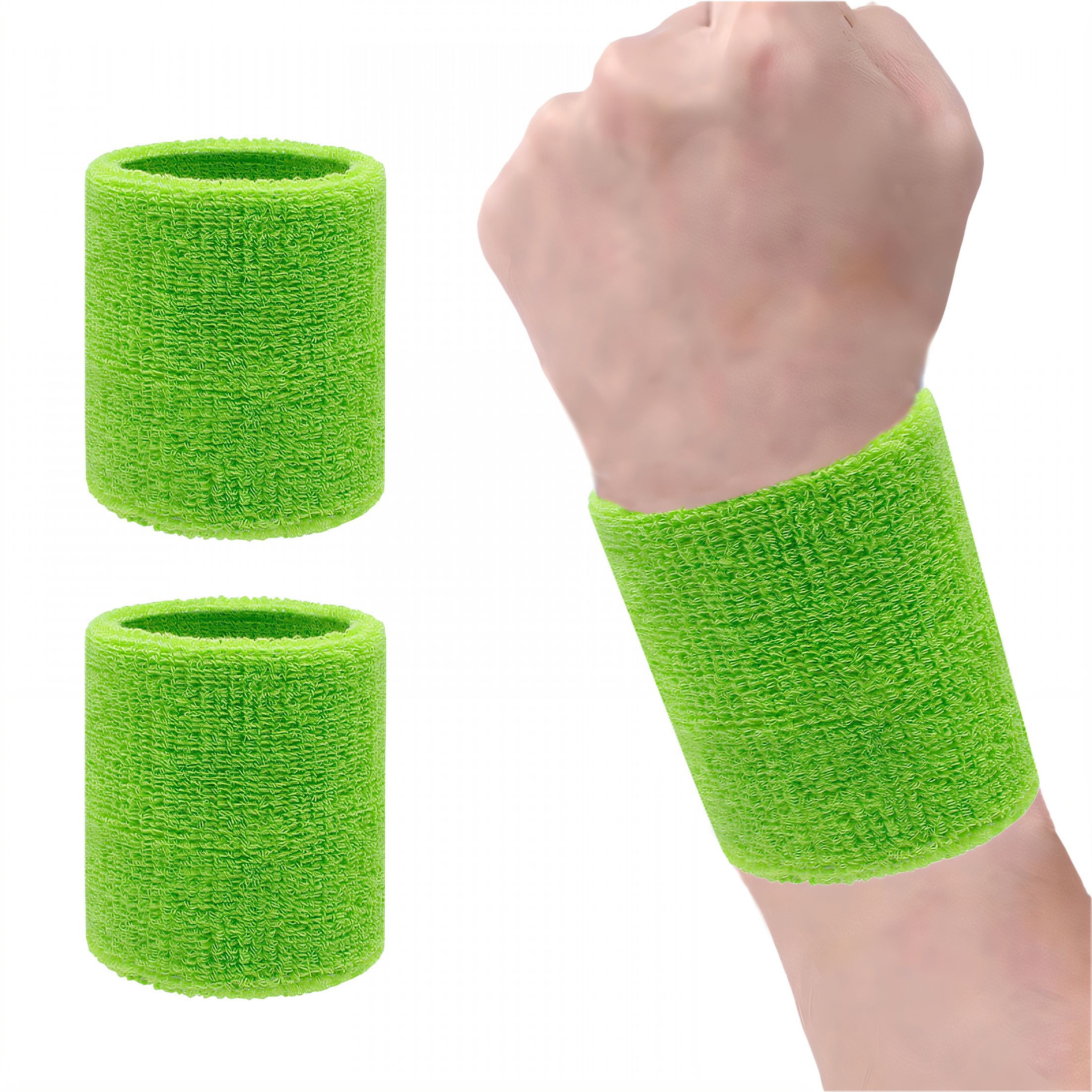 BESTSKY 2Pcs Wrist Wraps,Double Terry Loops Hand Wraps,Delicate Edge ...