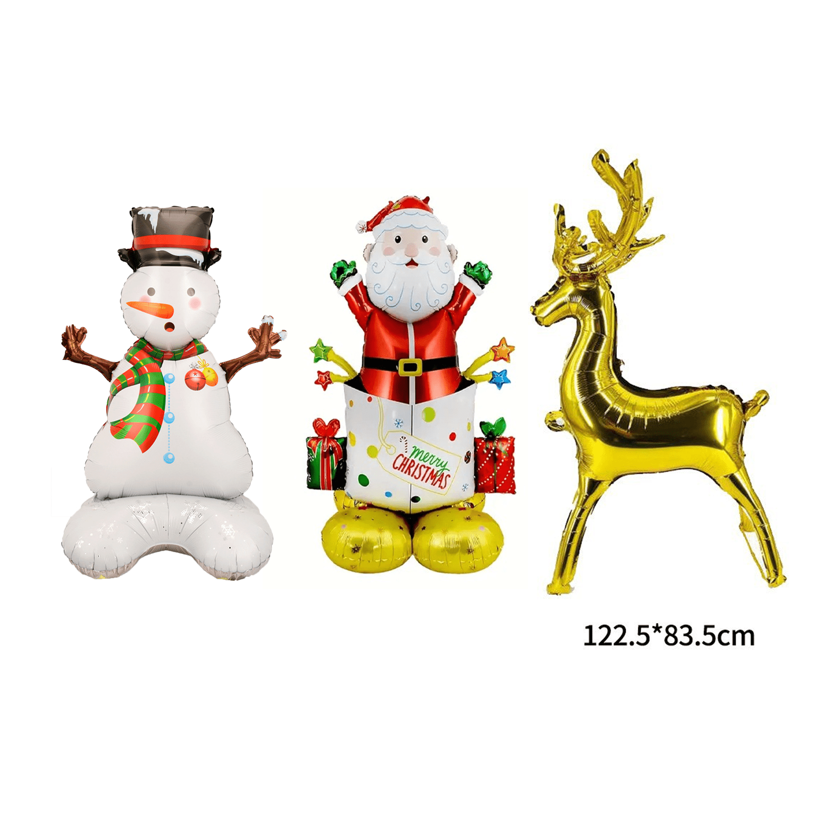 BESTSKY 3 Pcs Christmas Ornaments,Kids Holiday Balloon Ornaments Set ...