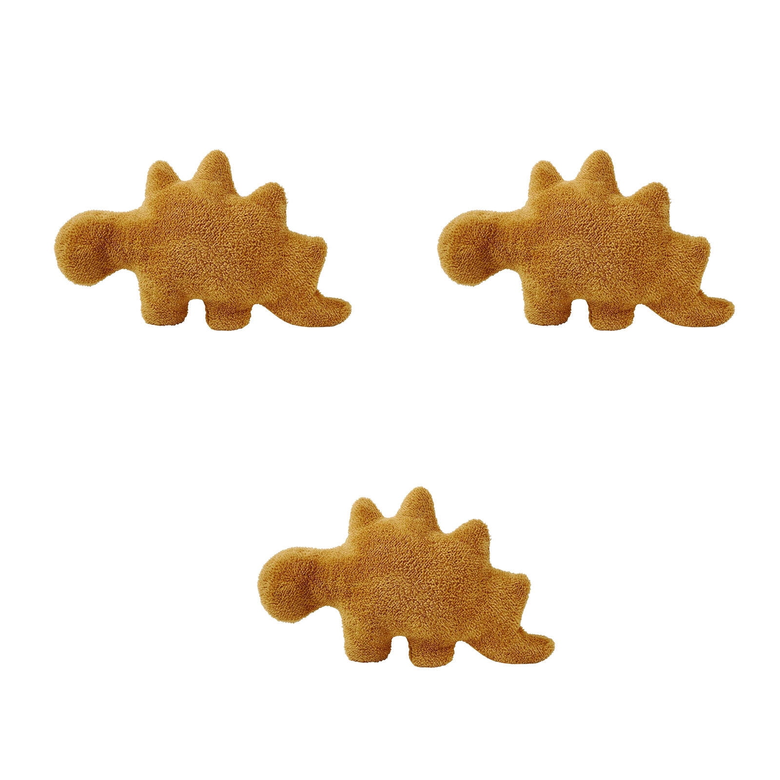BESTSKY 3 Pcs Dino Nugget Pillow,Adorable Shape Dinosaur Stuffed Animal ...