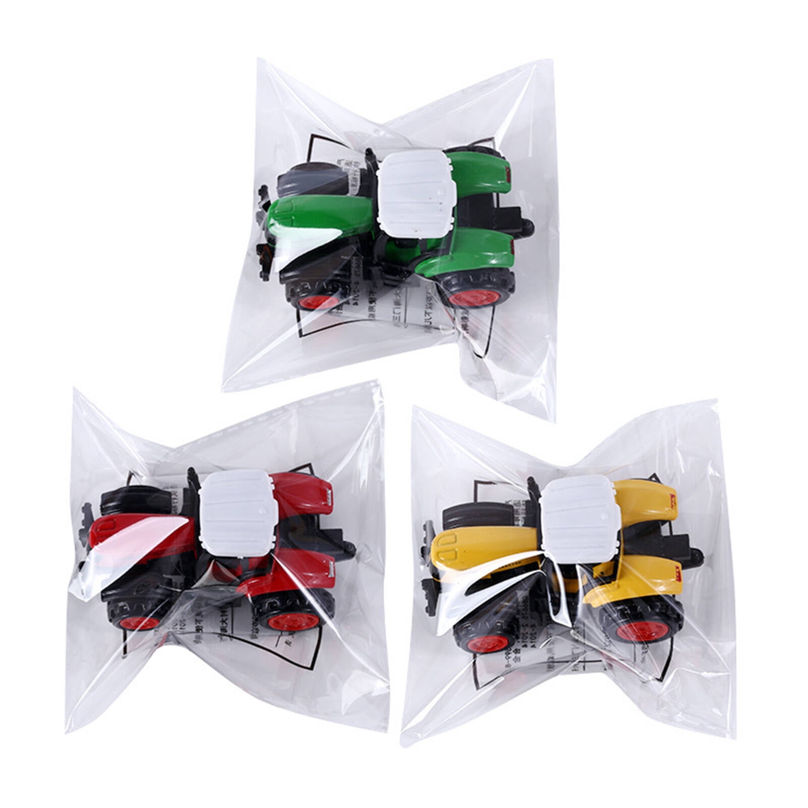 BESTSKY 3 Pcs Toy Cars,Multiple Themes Tractor Toy,Realistic Design ...