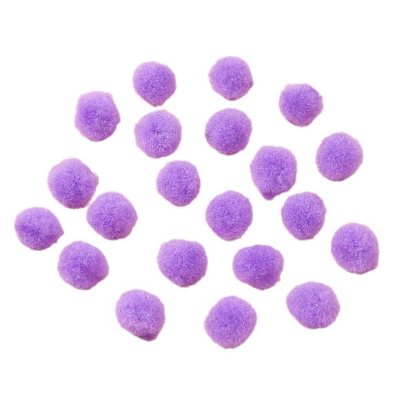 Dezsed 100 Pieces 1 Inch Assorted Pompoms Multicolor Arts and Crafts ...