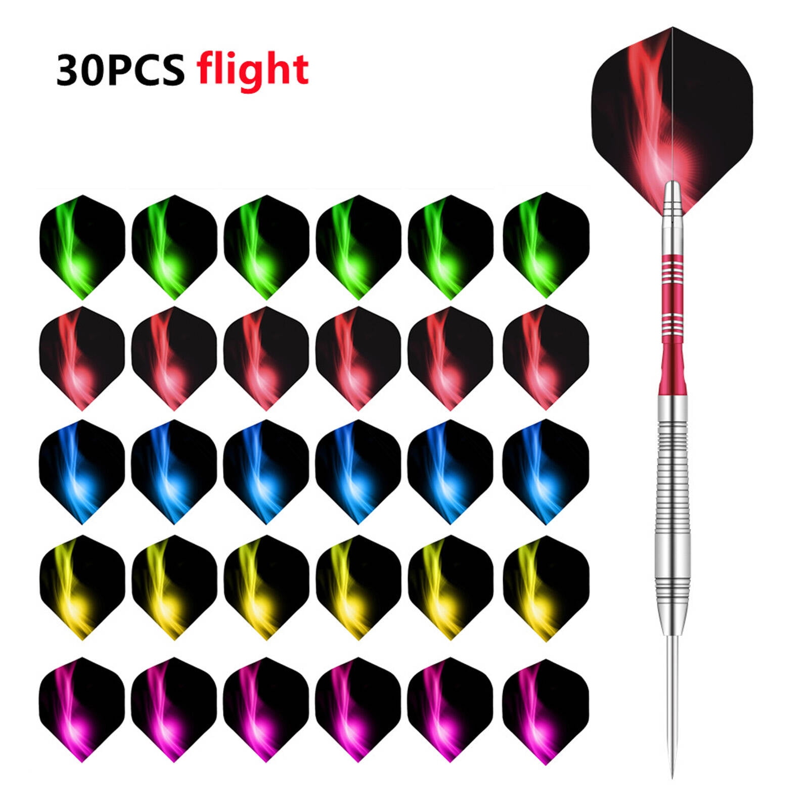 BESTSKY 30Pcs Darts Streamlined Dart Flights for Enhanced Accuracy ...
