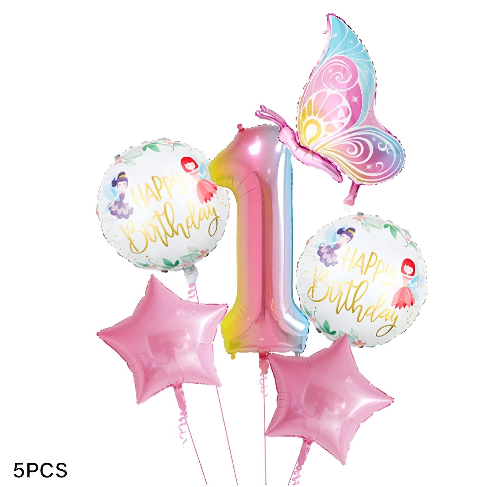 BESTSKY 30Pcs Number Balloons,Cozy Girl Balloons Balloons for Birthday ...
