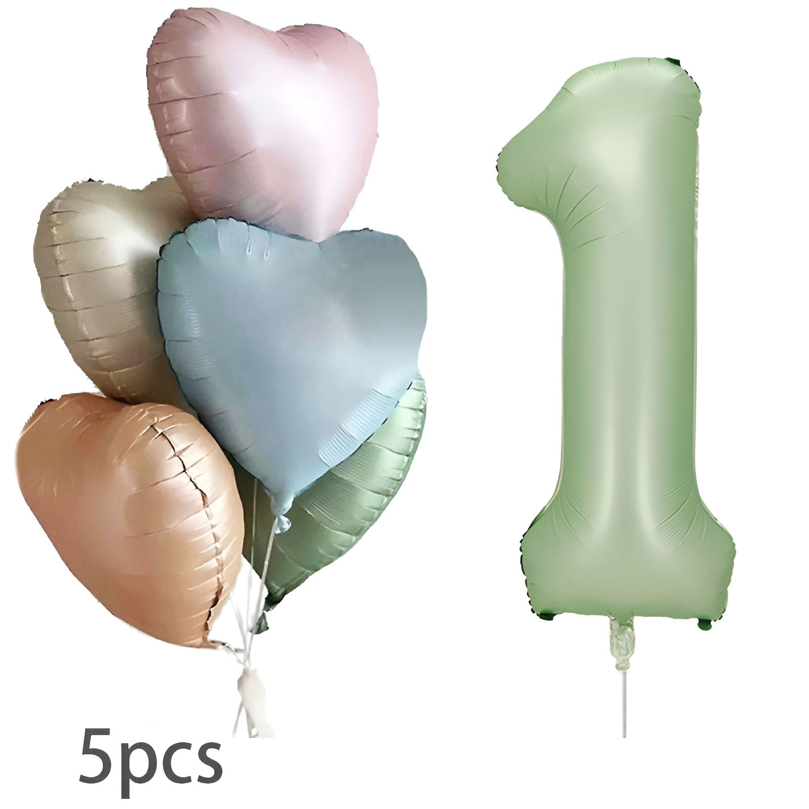 BESTSKY 30Pcs Number Balloons,Modern Retro Atmosphere Match Balloons ...