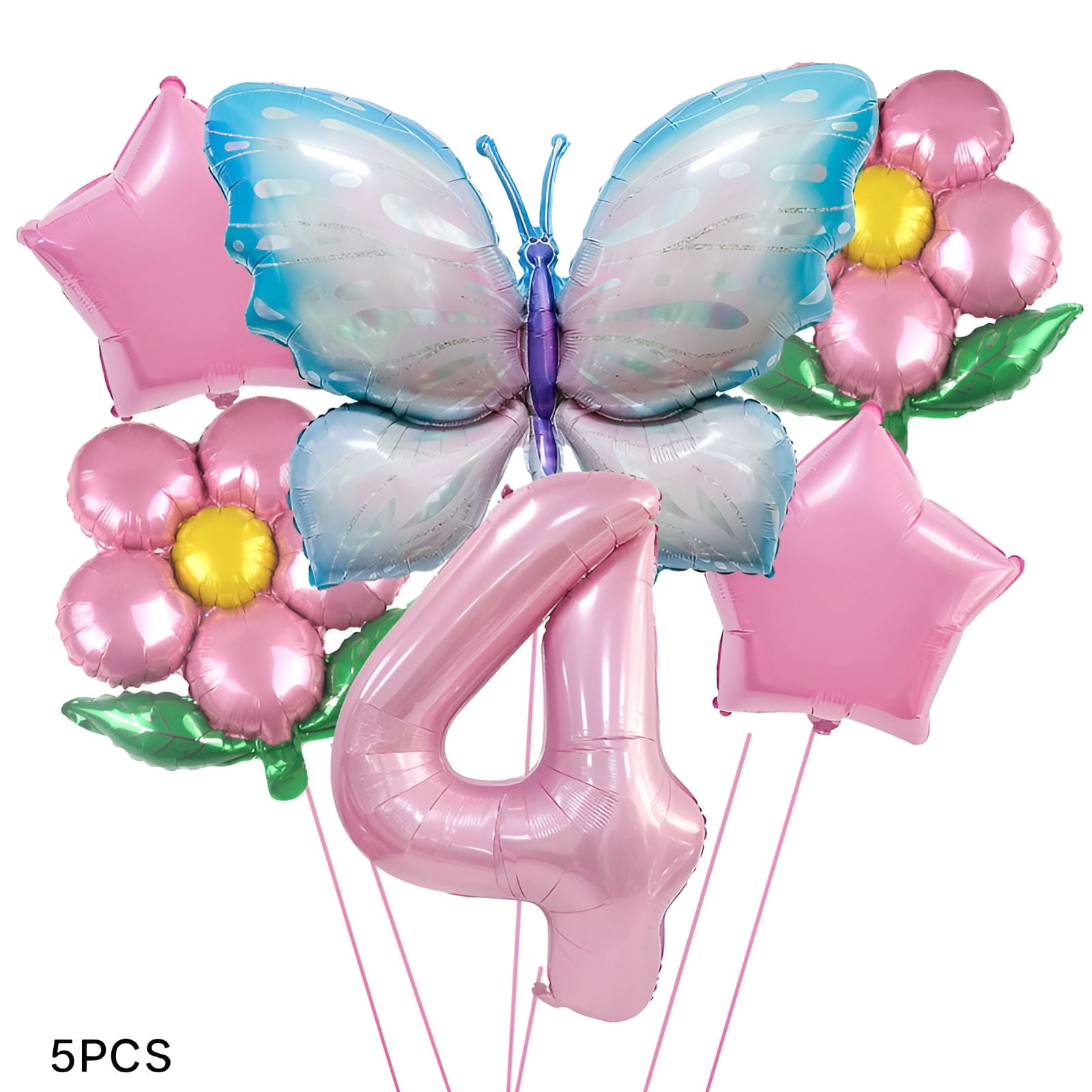 BESTSKY 30Pcs Number Balloons,Sunflower Balloon Set Birthday ...
