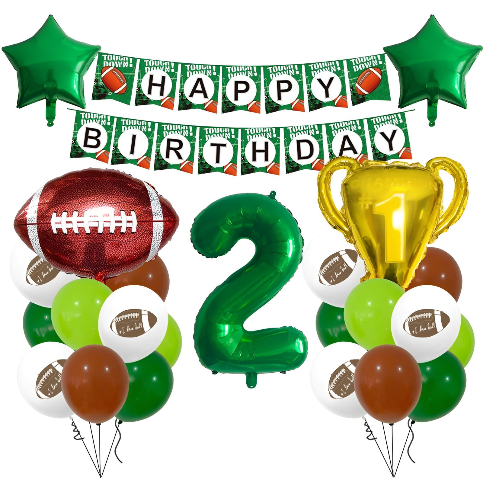 BESTSKY 37Pcs Number Balloons,Energetic Party Decor Birthday ...