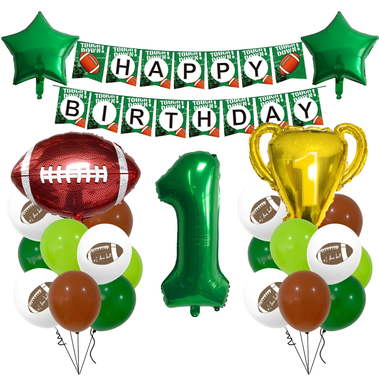 BESTSKY 37Pcs Number Balloons,Game Theme Setup Party Decorations ...