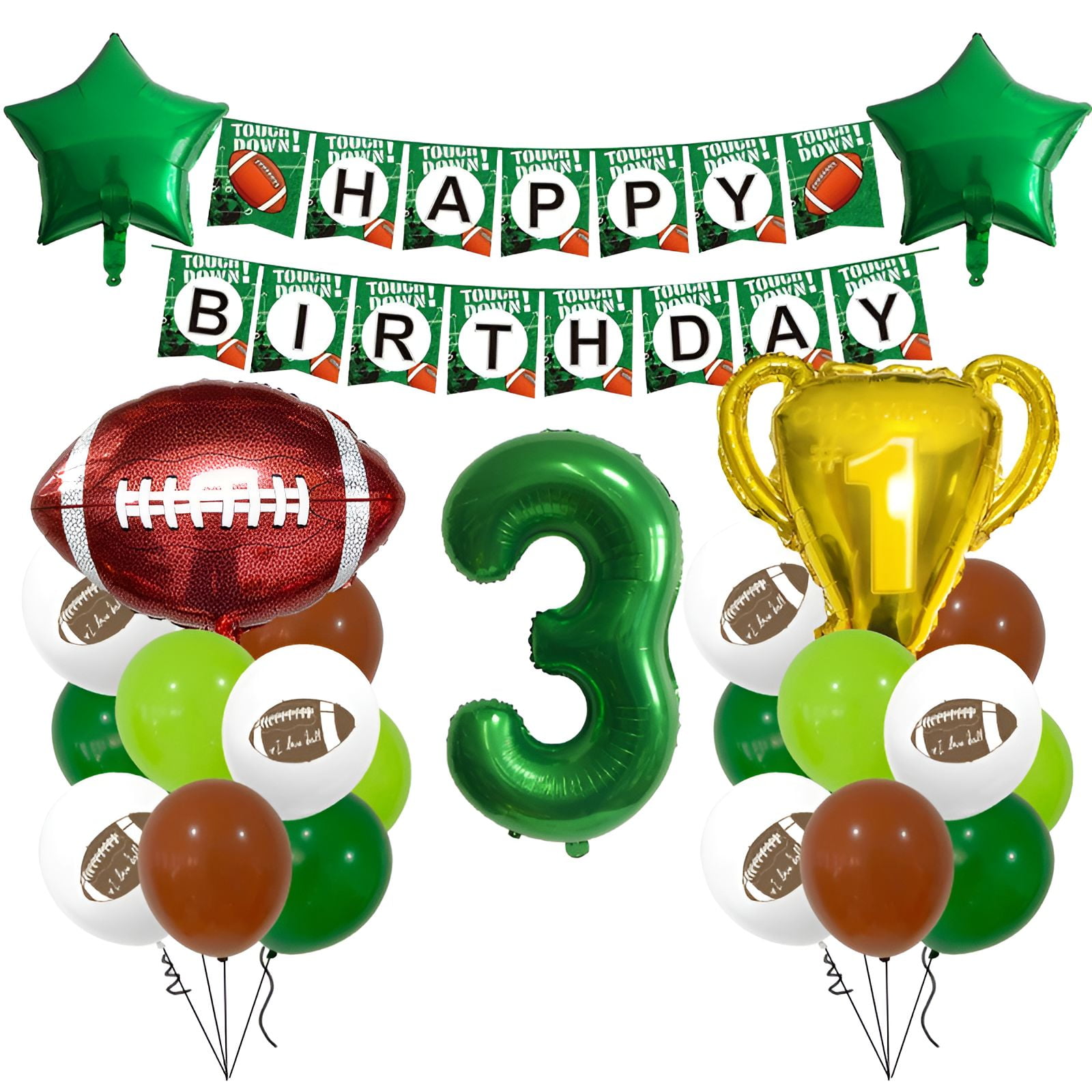 BESTSKY 37Pcs Number Balloons,Venue Enhancement Party Decorations ...