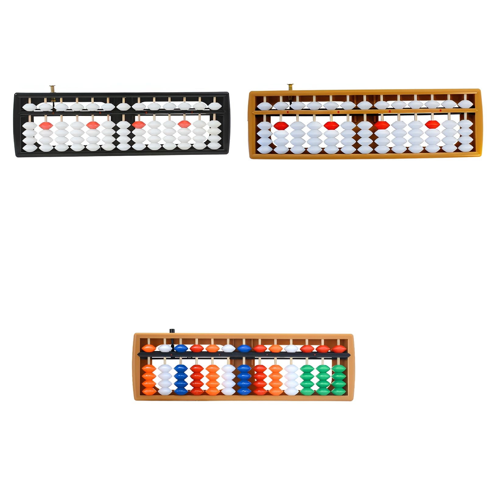 BESTSKY 3Pcs Abacus,Advanced Arranging Unit Plastic Abacus,Ultra-Slick ...