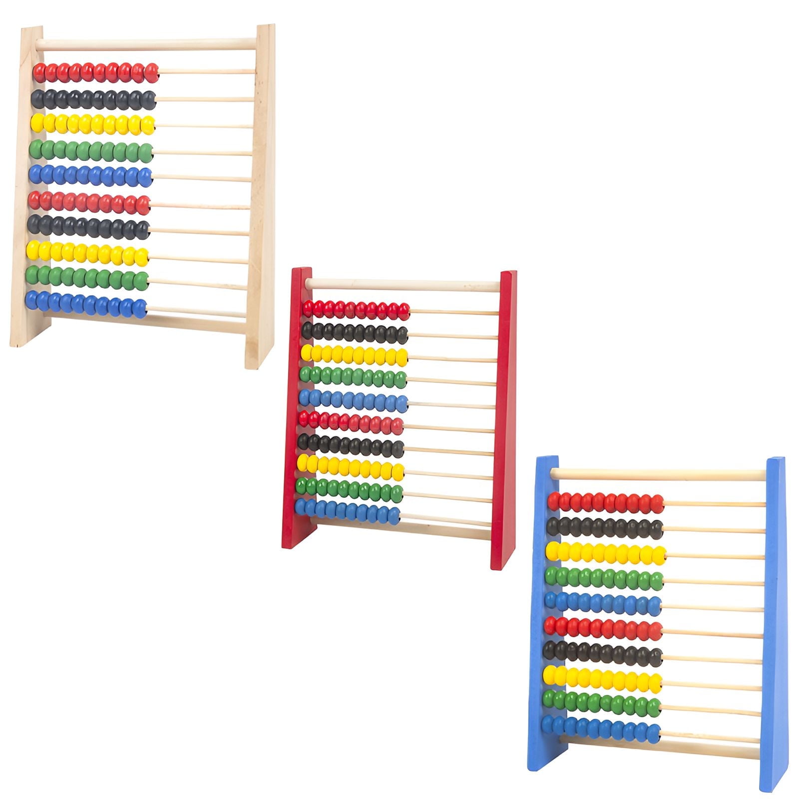 BESTSKY 3Pcs Abacus,Balanced Boring Abacus for Kids Math,Number Sense ...