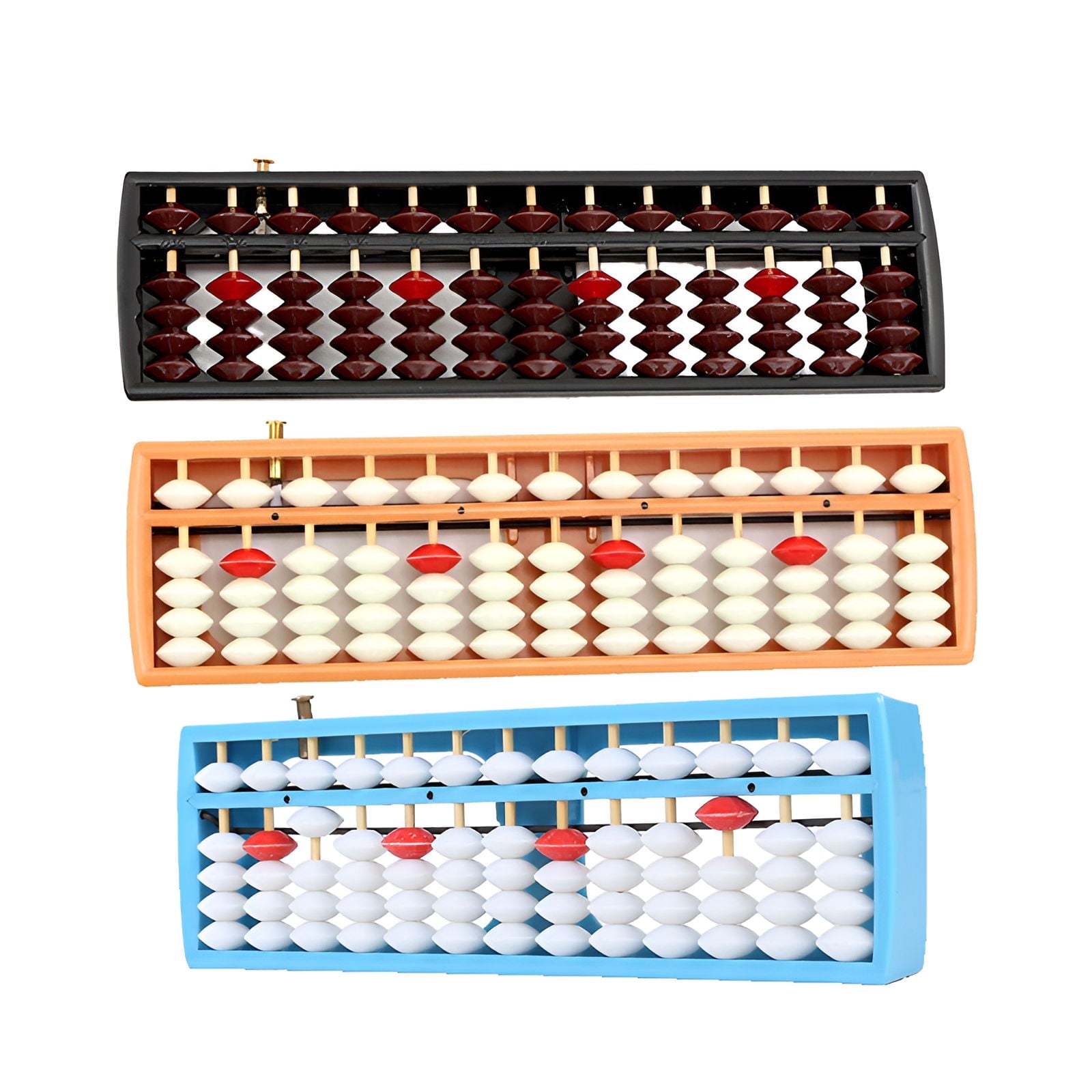 BESTSKY 3Pcs Abacus,13Rows Abacus for Toddlers 3-5, Math Learning,Color ...