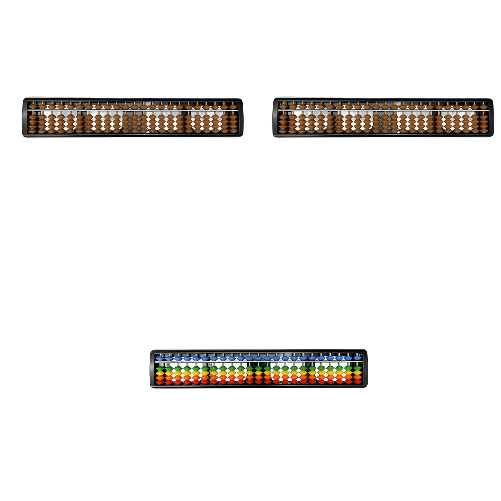 BESTSKY 3Pcs Abacus,23Rows Math Toys, Counters for Kids Math,Color ...