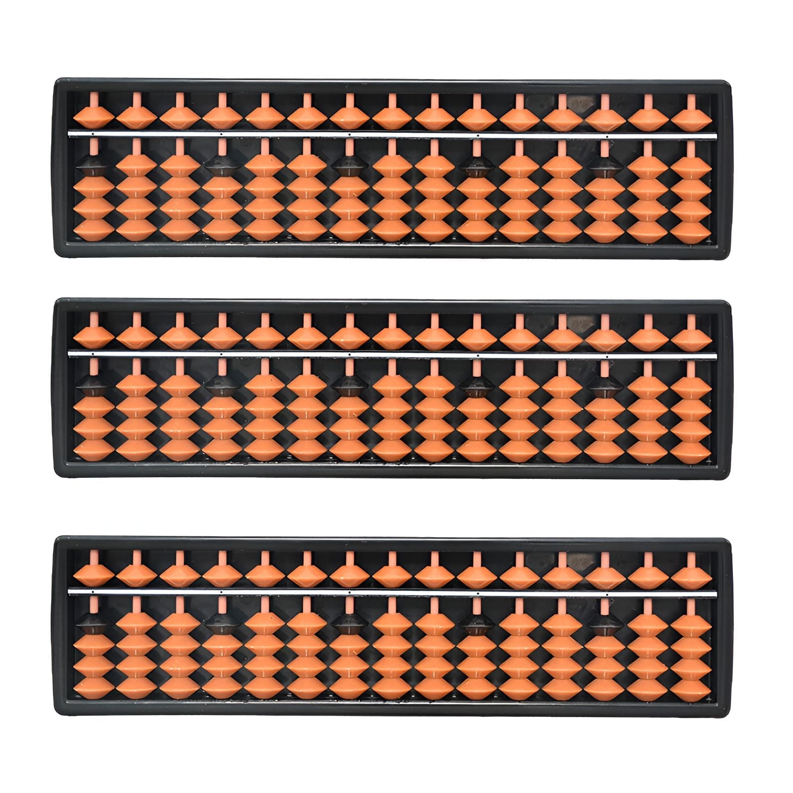 BESTSKY 3Pcs Abacus,Choice Grain Wood Abacus Count Learning Tools,Smooth Sliding Action Abacus ...