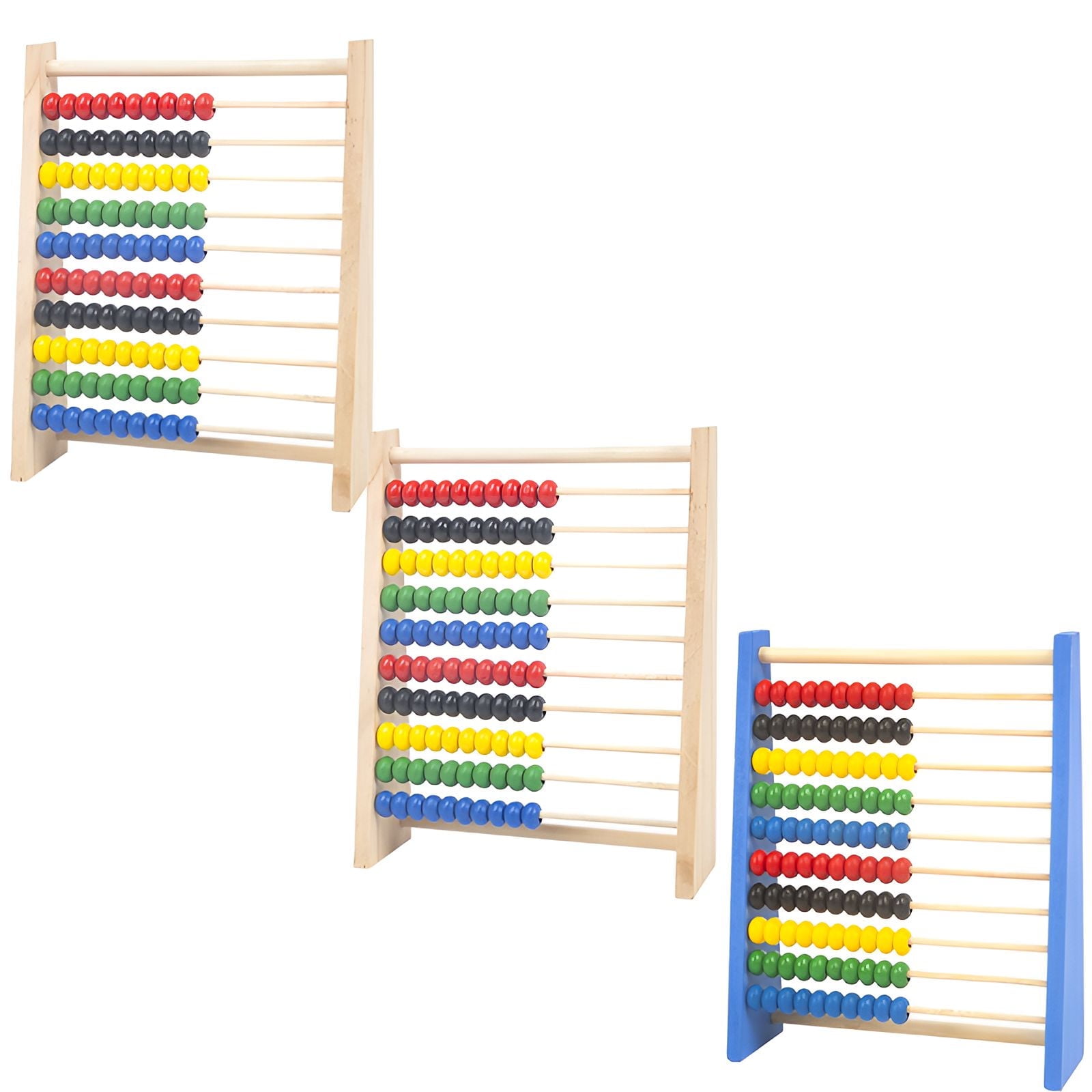 BESTSKY 3Pcs Abacus,Cognitive Number Trainer Abacus for Kids Math ...