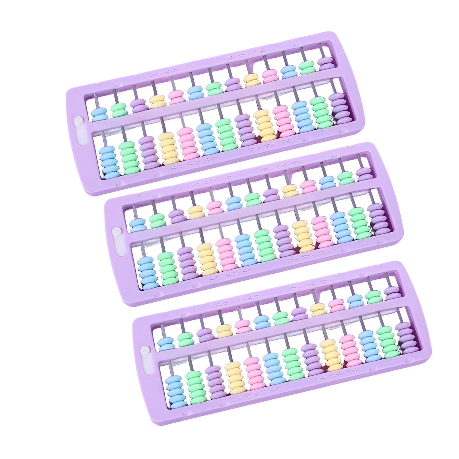 BESTSKY 3Pcs Abacus,13Rows Math Beads for Counting, Math Learning Games ...