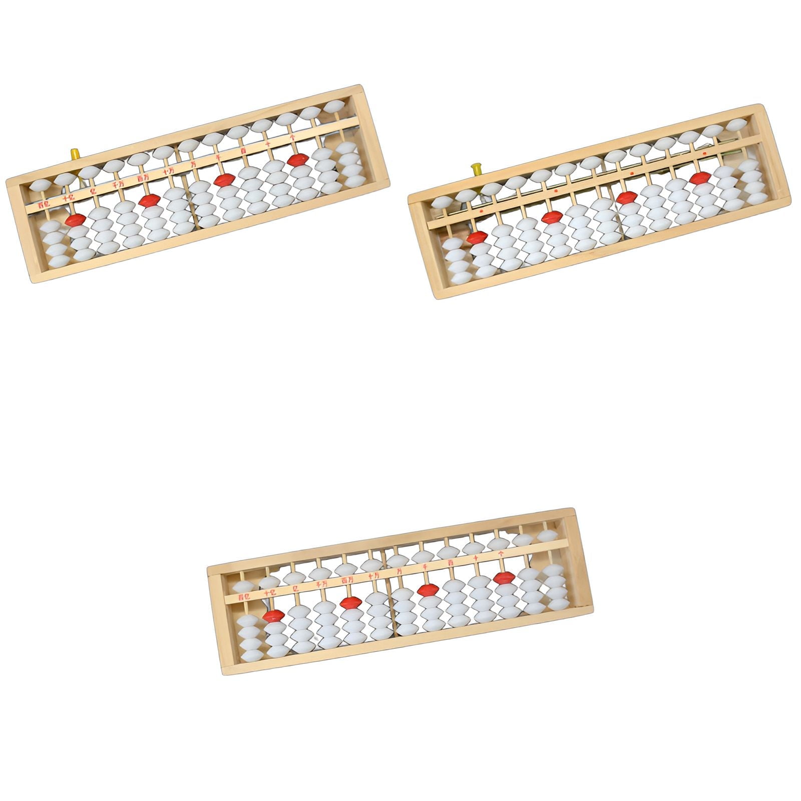 BESTSKY 3Pcs Abacus,13Rows Wooden Educational Toys, Counting Blocks for ...