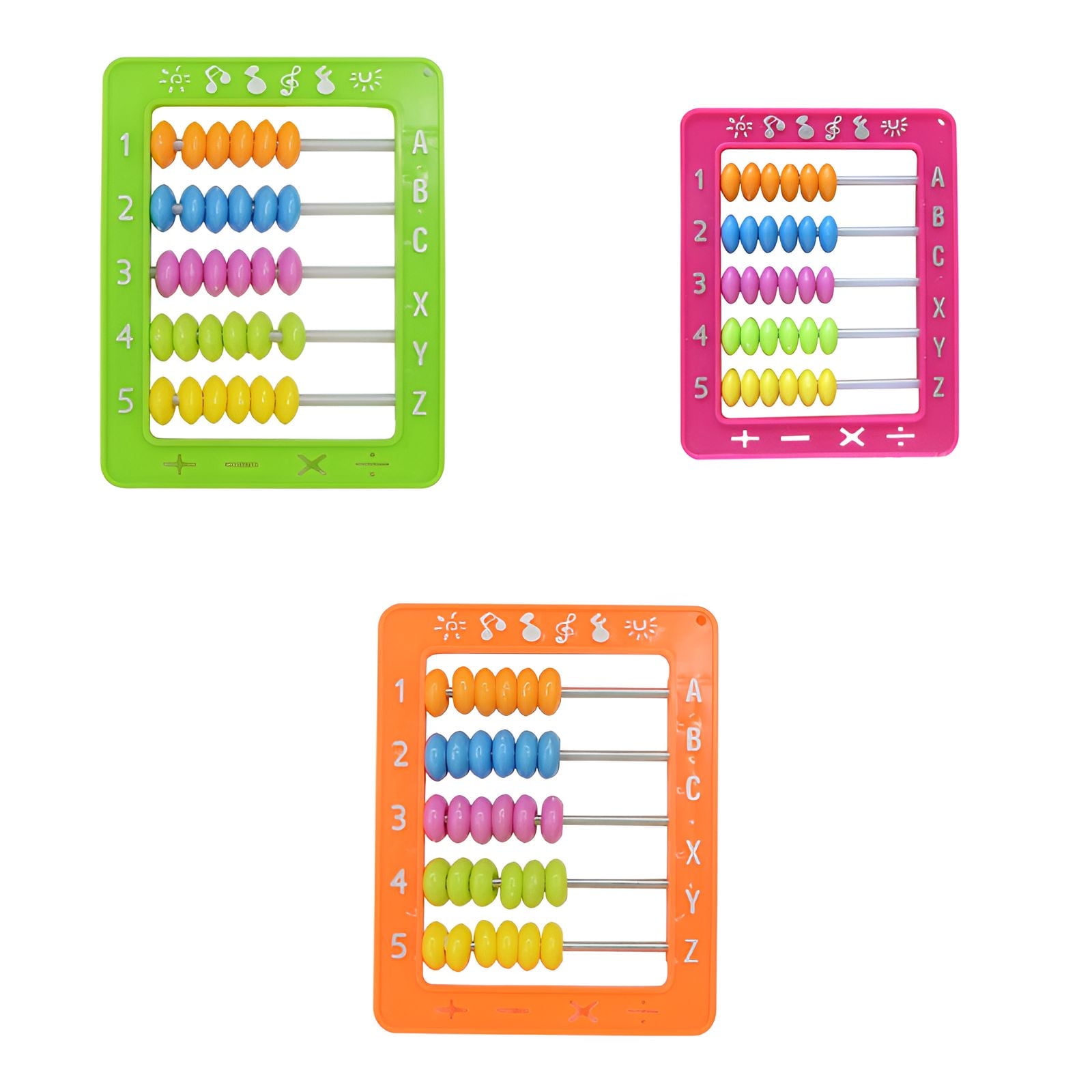 BESTSKY 3Pcs Abacus,Easy-Handle Beads Abacus Count Learning Tools ...