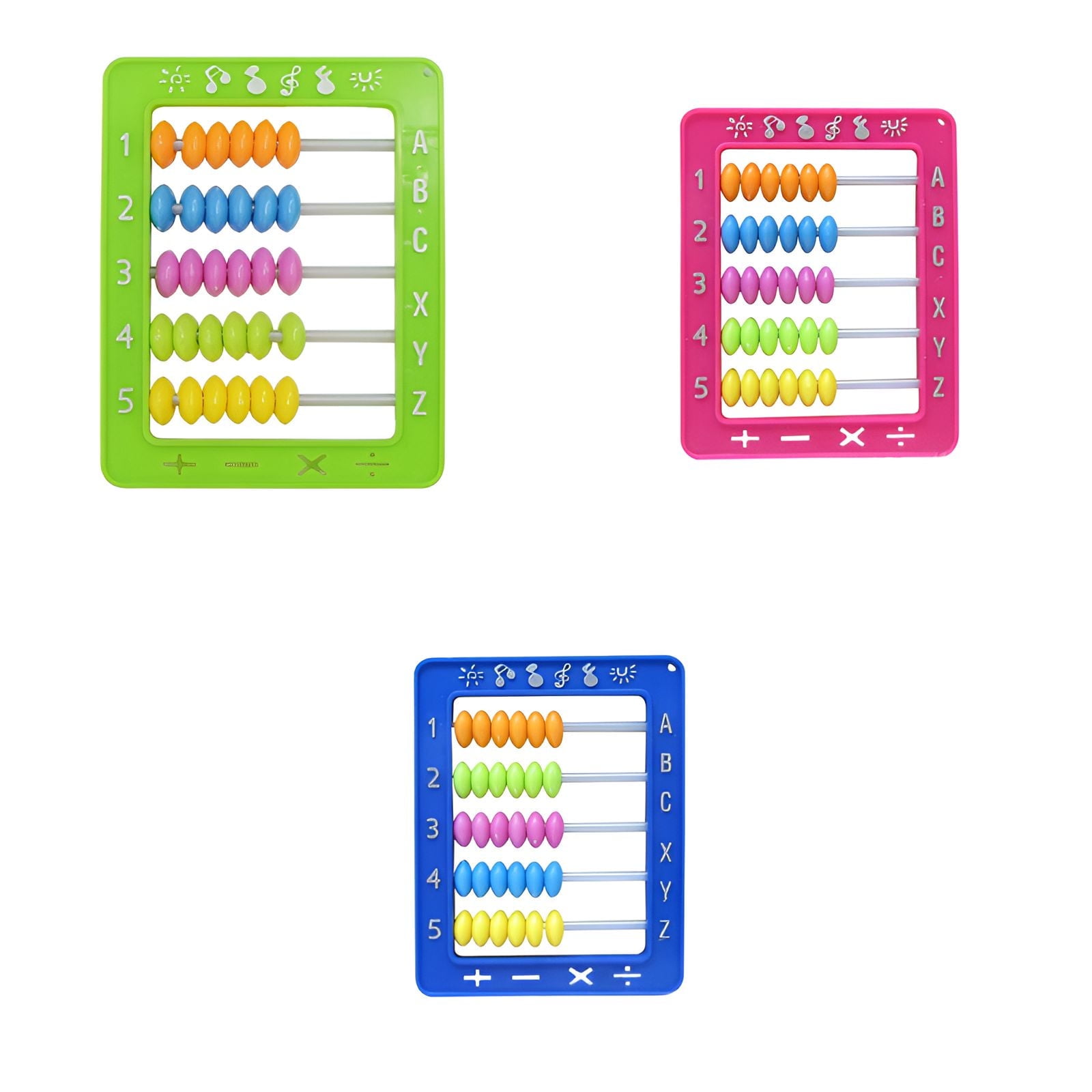 BESTSKY 3Pcs Abacus,Easy-Handle Beads Abacus Count Learning Tools ...