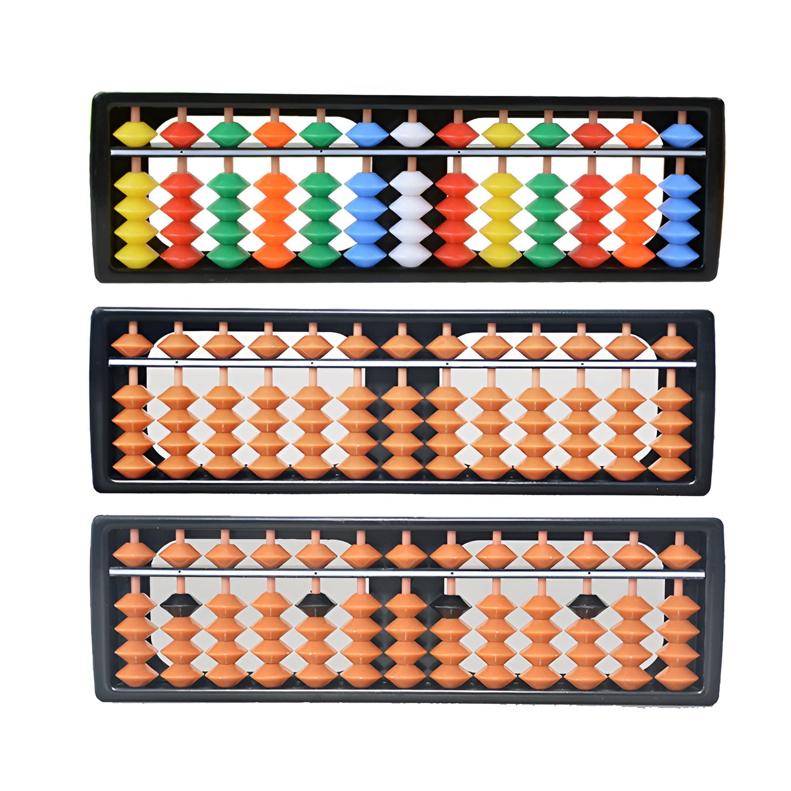 BESTSKY 3Pcs Abacus,13Rows Bead Toys for Toddlers 1-3, Math Games for Kids Ages 3-5,Color ...