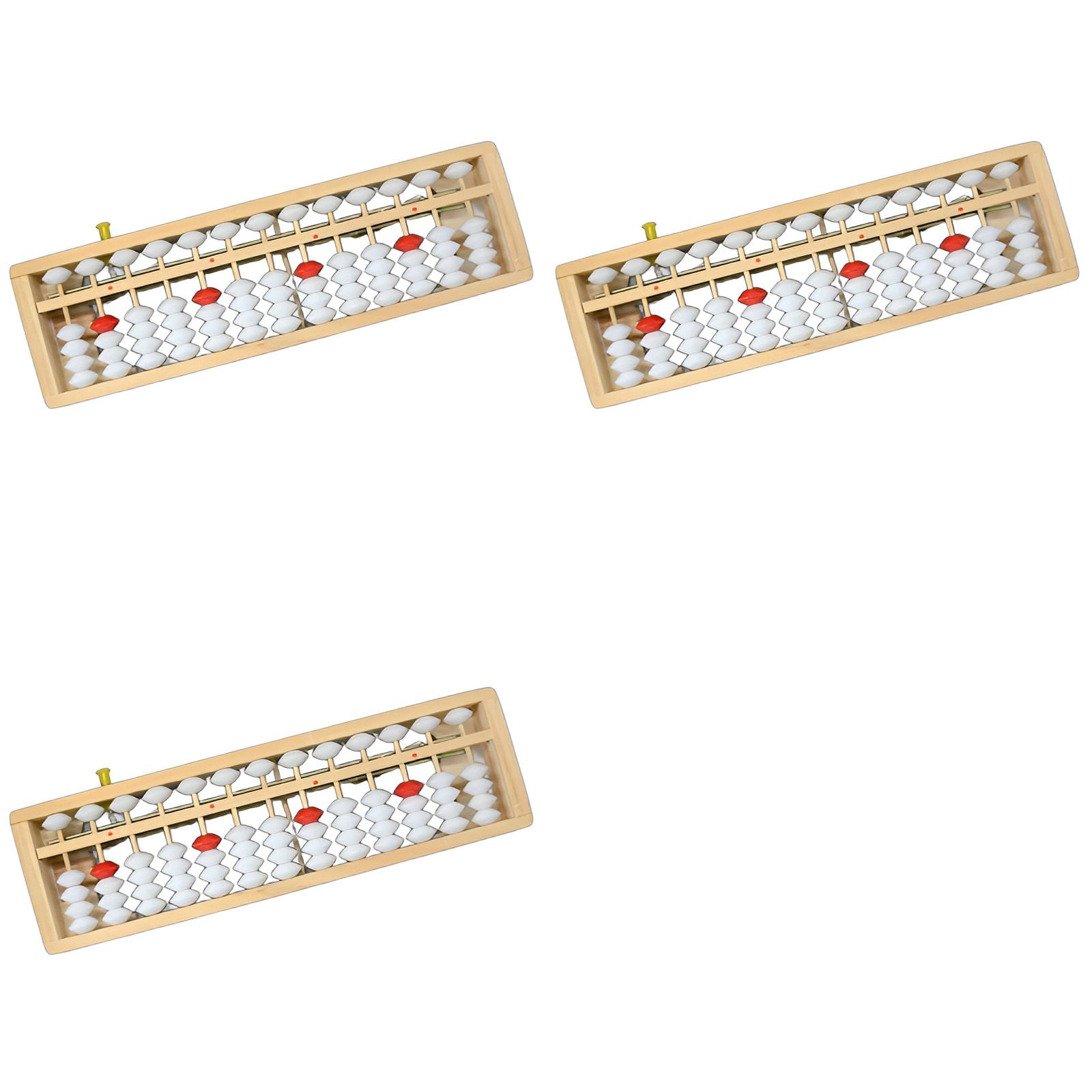 BESTSKY 3Pcs Abacus,Finger-Friendly Symbols Wood Abacus,Soft-Move ...