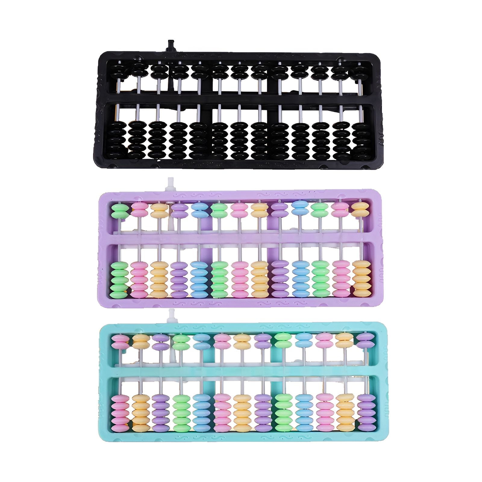 BESTSKY 3Pcs Abacus,Gentle on Hands Abacus for Kids Math,Clear ...