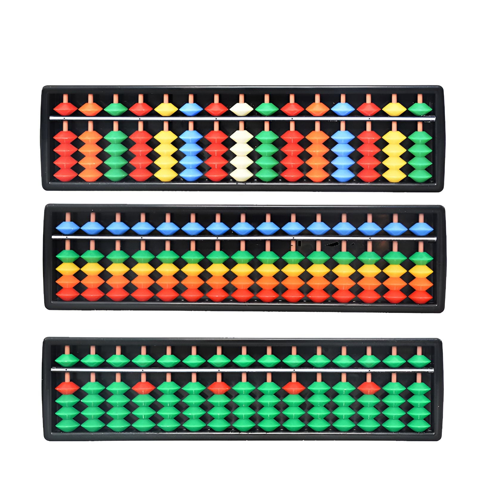 BESTSKY 3Pcs Abacus,Handy Navigation Points Abacus for Kids Math,Hand ...