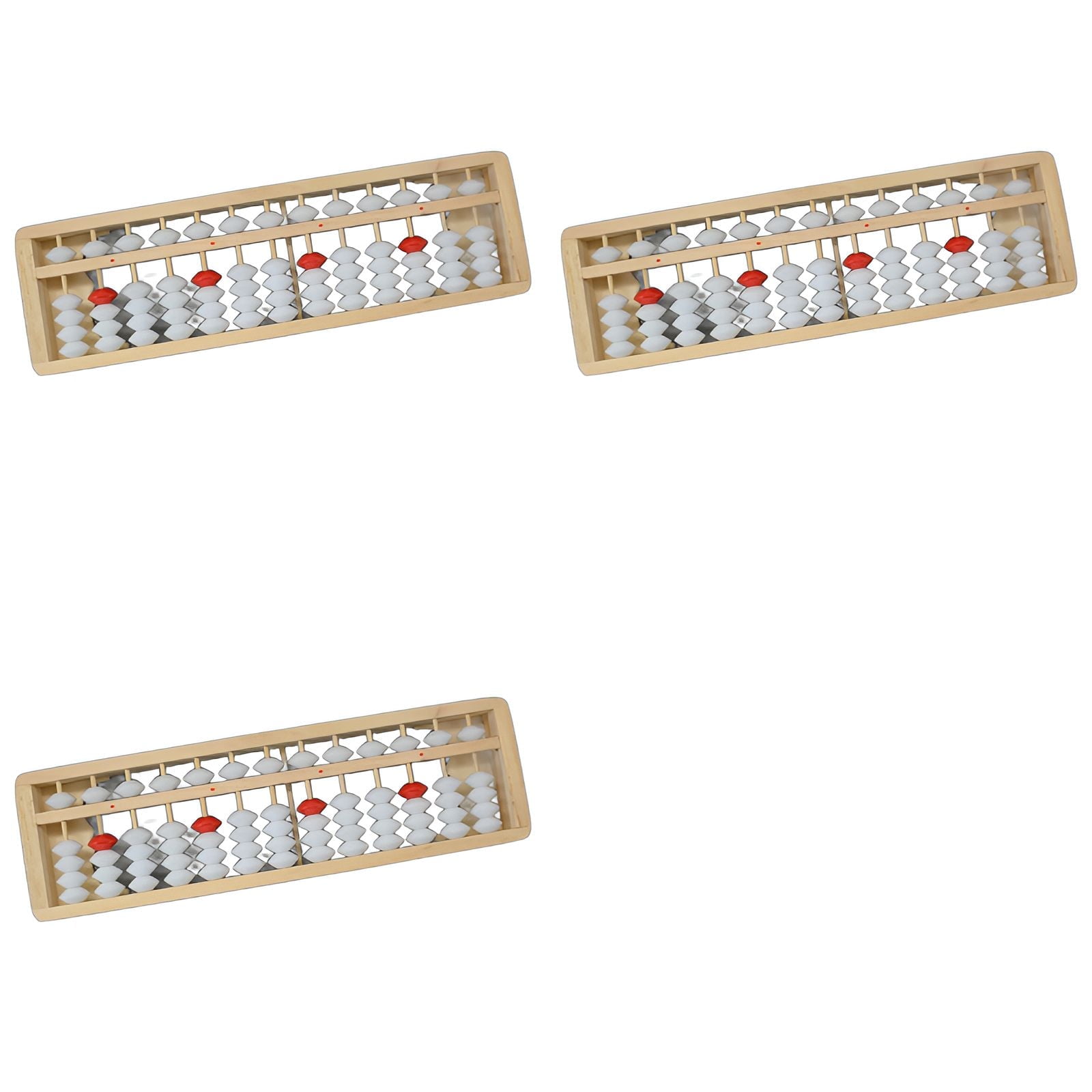 BESTSKY 3Pcs Abacus,Light-Touch Operation Wood Abacus,Clear Number ...
