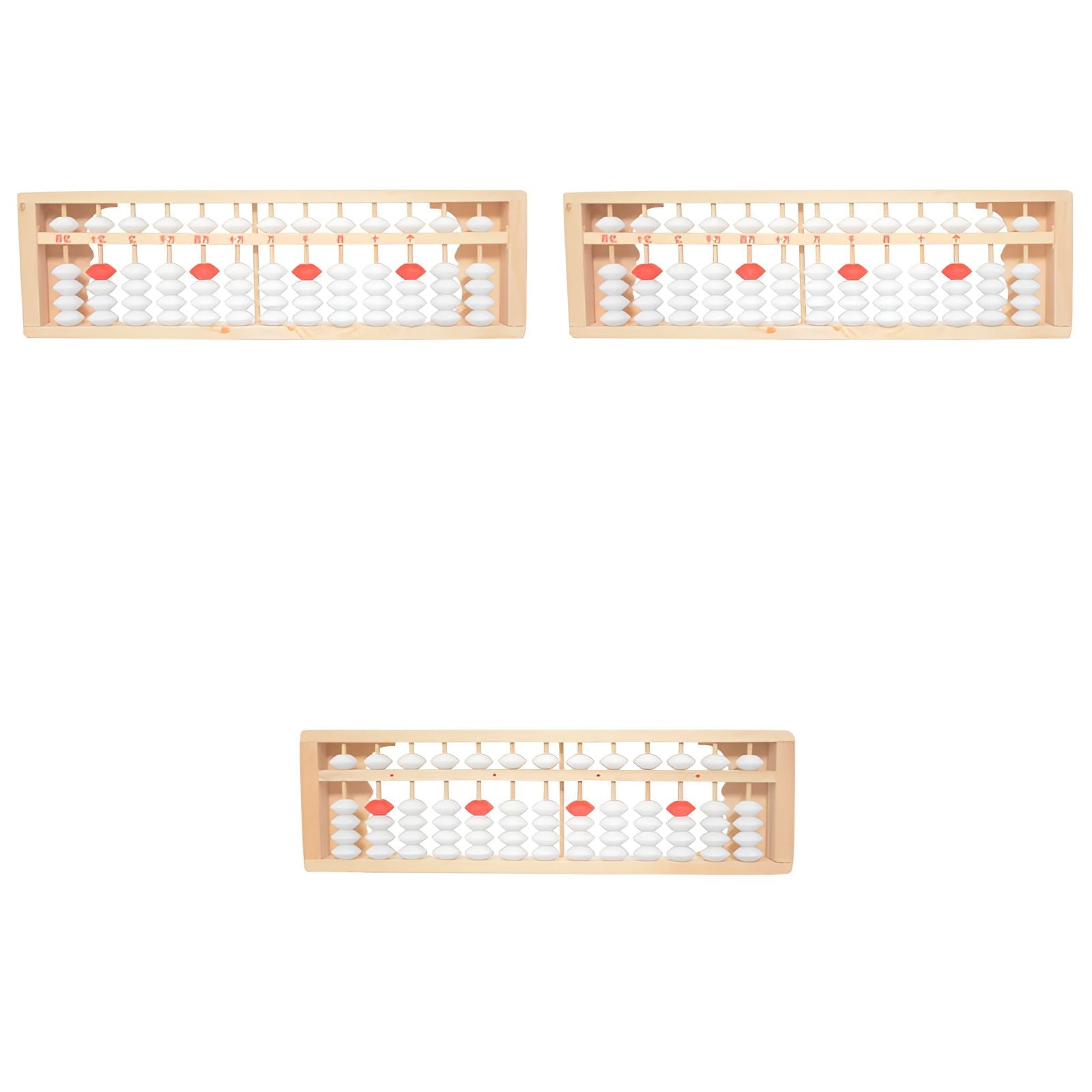 BESTSKY 3Pcs Abacus,13Rows Wooden Toddler Toy, Math Counters ...