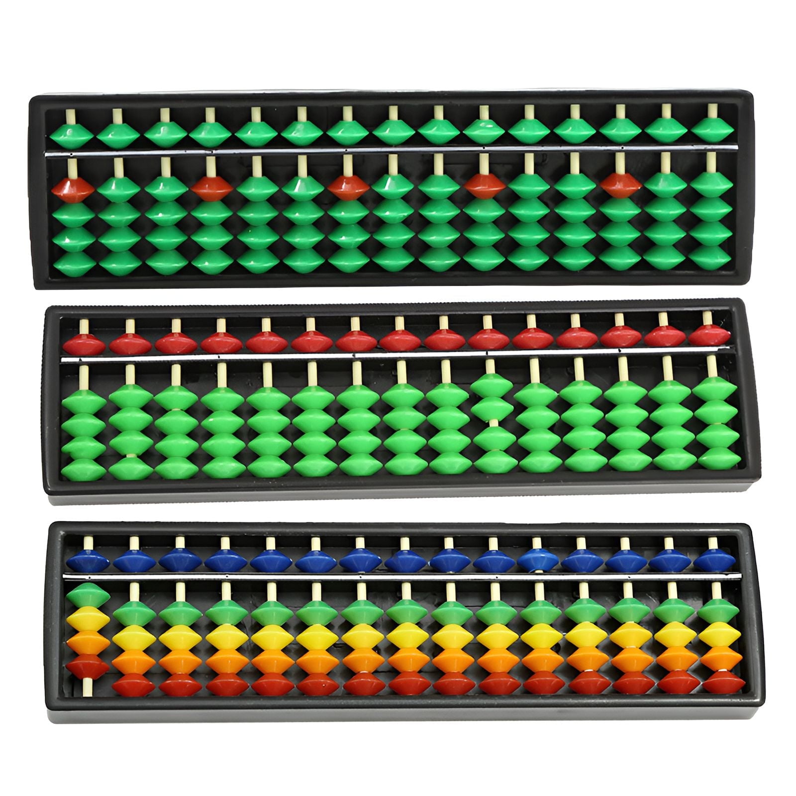 BESTSKY 3Pcs Abacus,No-Miss Alignment Aids Abacus for Kids Math ...