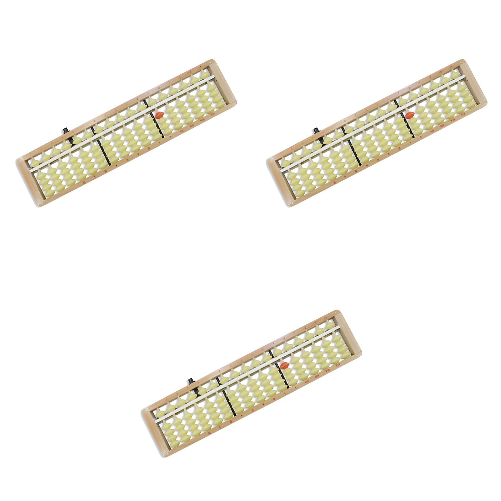 BESTSKY 3Pcs Abacus,17Rows Wooden Toddler Toy, Counters for Kids Math ...