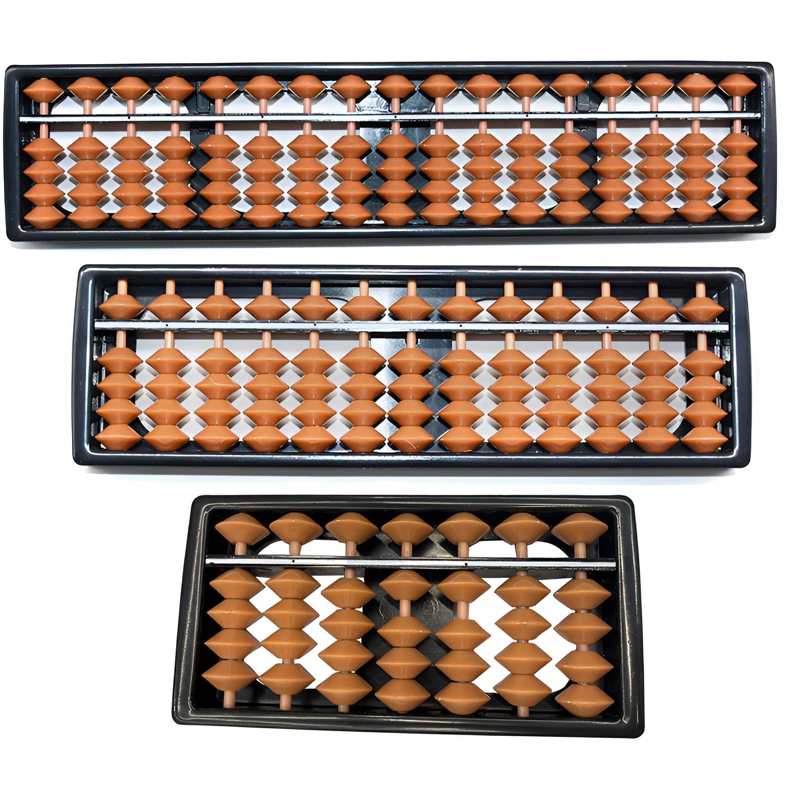 BESTSKY 3Pcs Abacus,17Rows Abacus Set, Math Learning Tools for Kids 6-8,Color_Mixing2 - Walmart.com