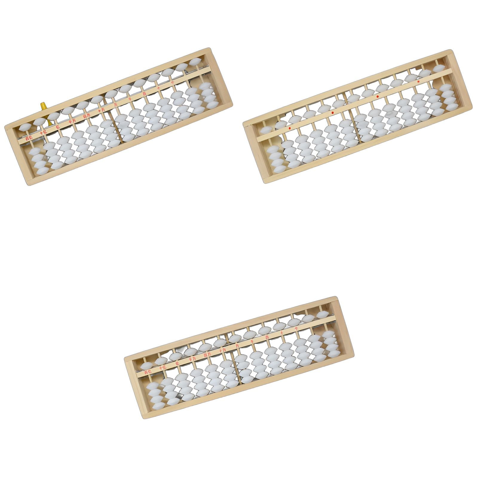 BESTSKY 3Pcs Abacus,Simple Bold Numbers Wood Abacus,Effortless ...