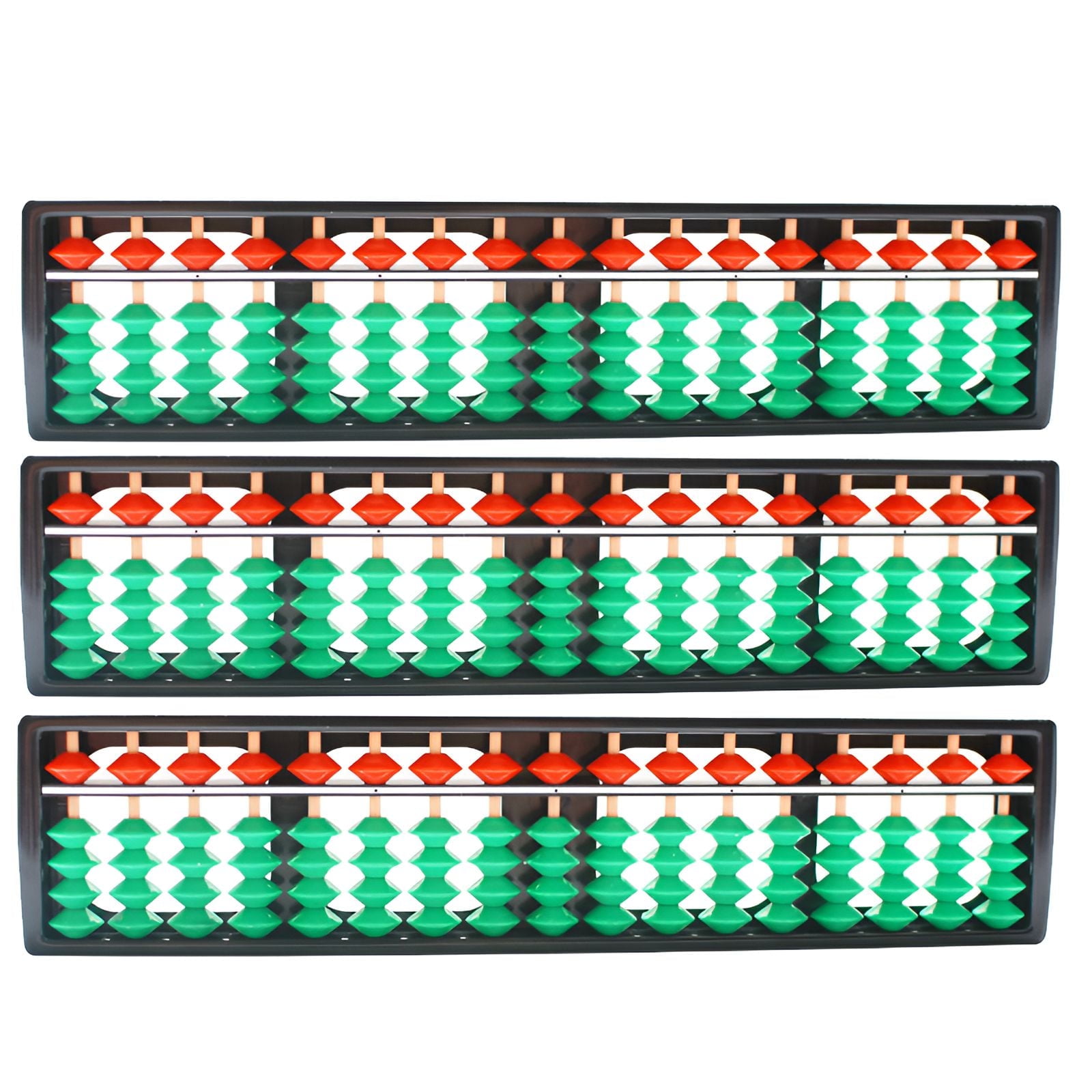 BESTSKY 3Pcs Abacus,17Rows Baby Abacus, Math Learning Tools for Kids 6 ...