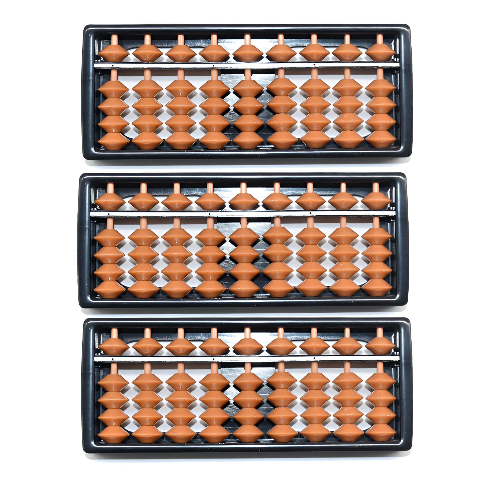BESTSKY 3Pcs Abacus,Smooth Bore Holes Plastic Abacus,Logical Thinking ...