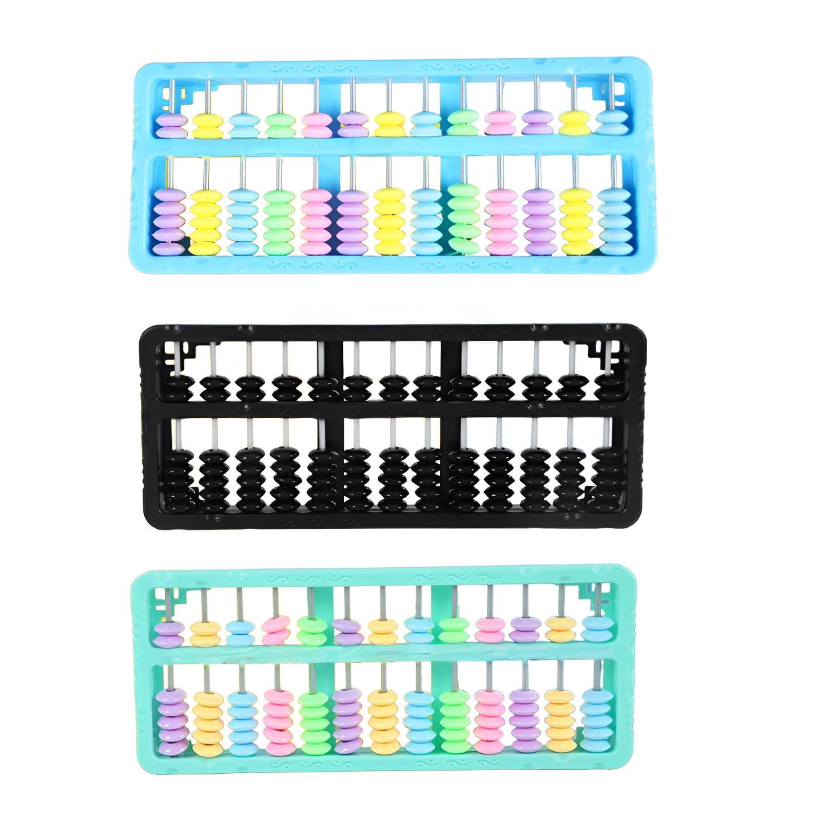 BESTSKY 3Pcs Abacus,Smooth-Flow Rods Abacus Count Learning Tools,Clean ...