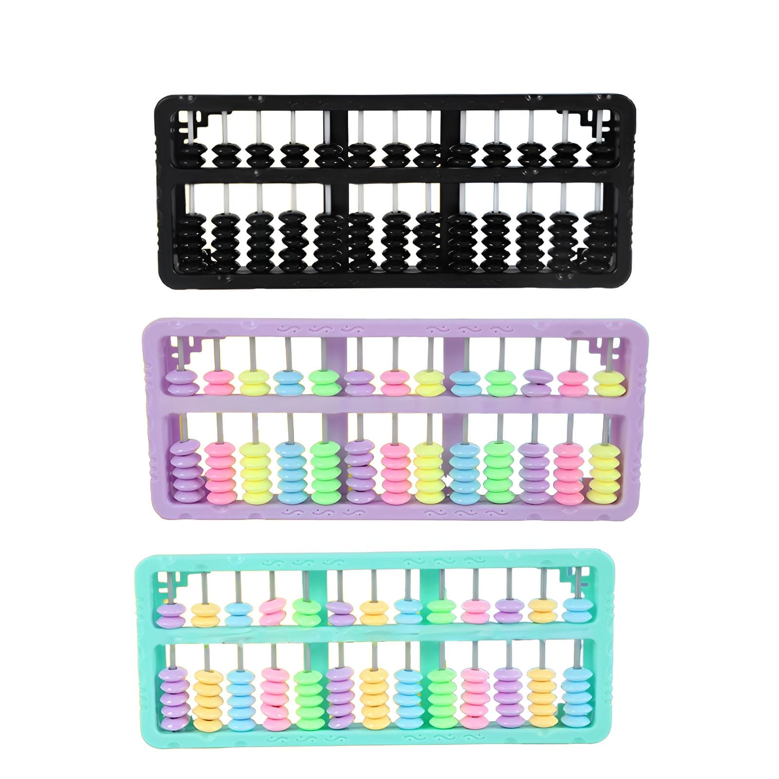BESTSKY 3Pcs Abacus,Smooth-Flow Rods Abacus Count Learning Tools ...