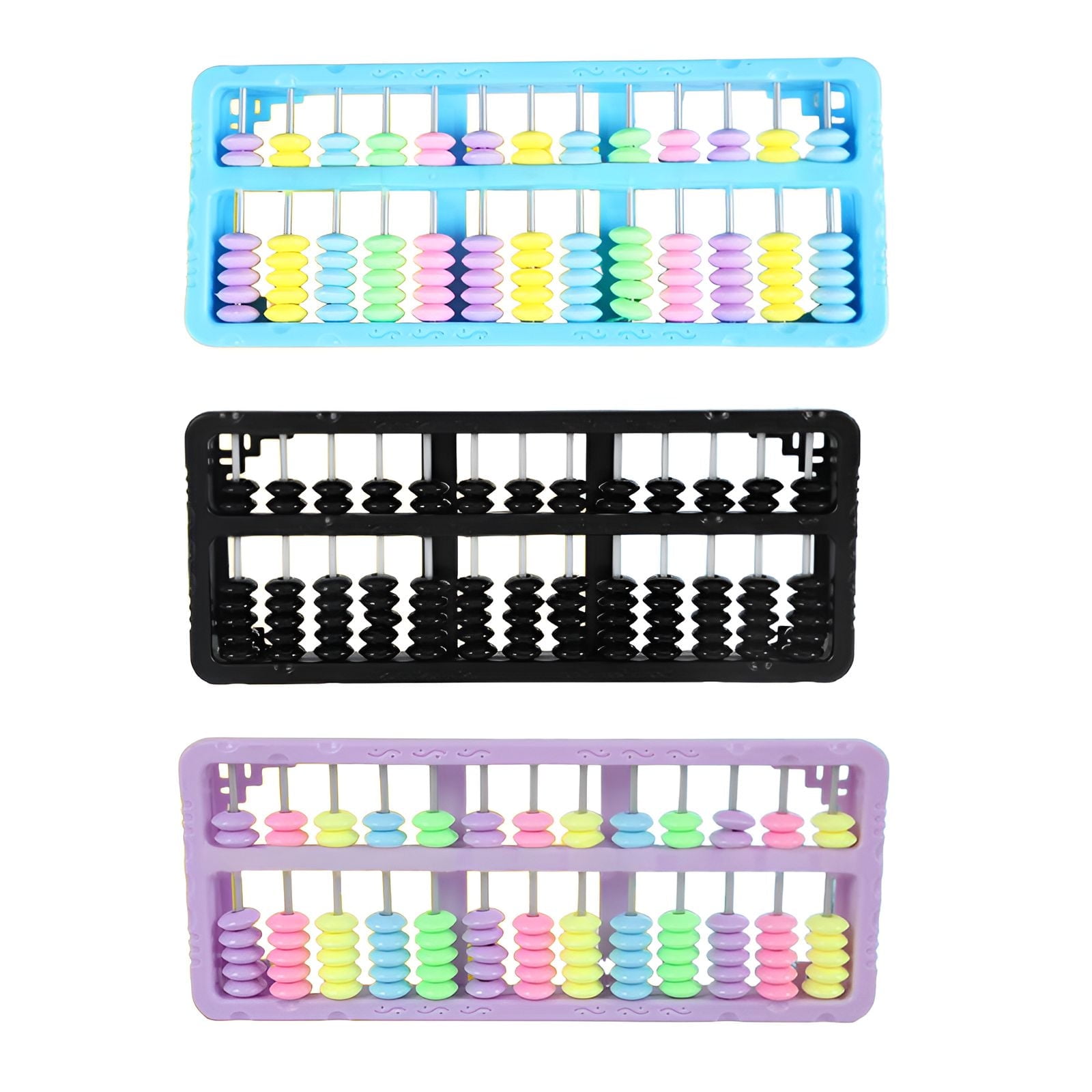 BESTSKY 3Pcs Abacus,Smooth-Flow Rods Abacus Count Learning Tools,Simple ...