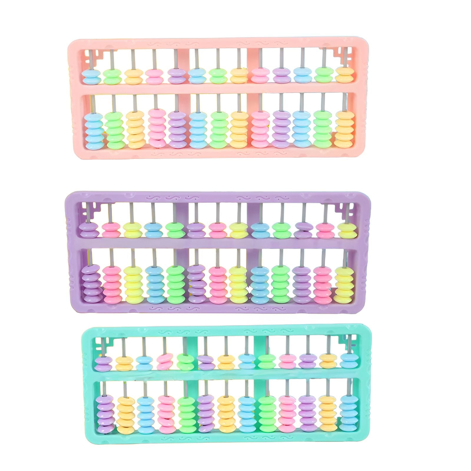 BESTSKY 3Pcs Abacus,Smooth-Flow Rods Abacus Count Learning Tools ...