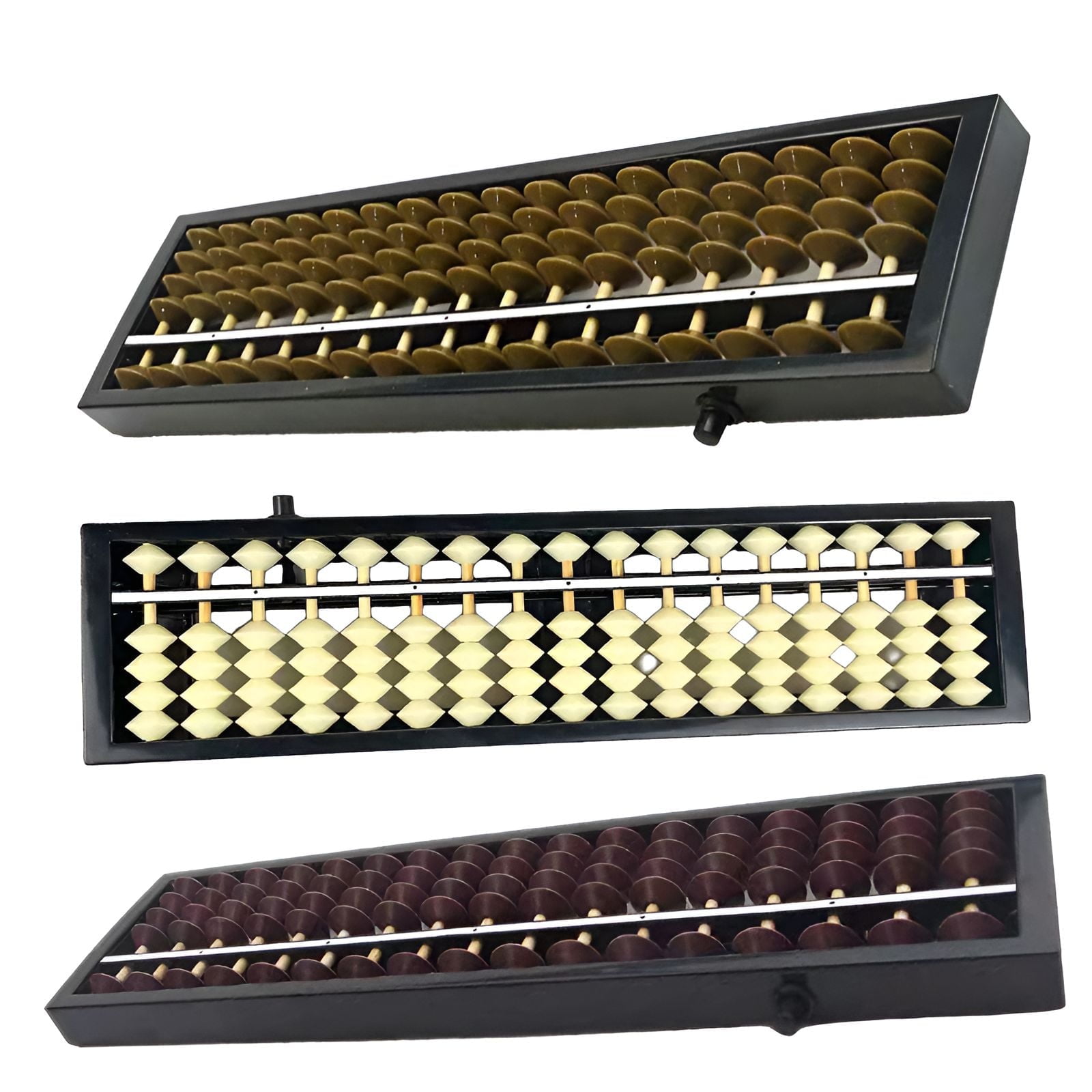 BESTSKY 3Pcs Abacus,17Rows Math Toys, Math Learning,Color_Mixing3 ...