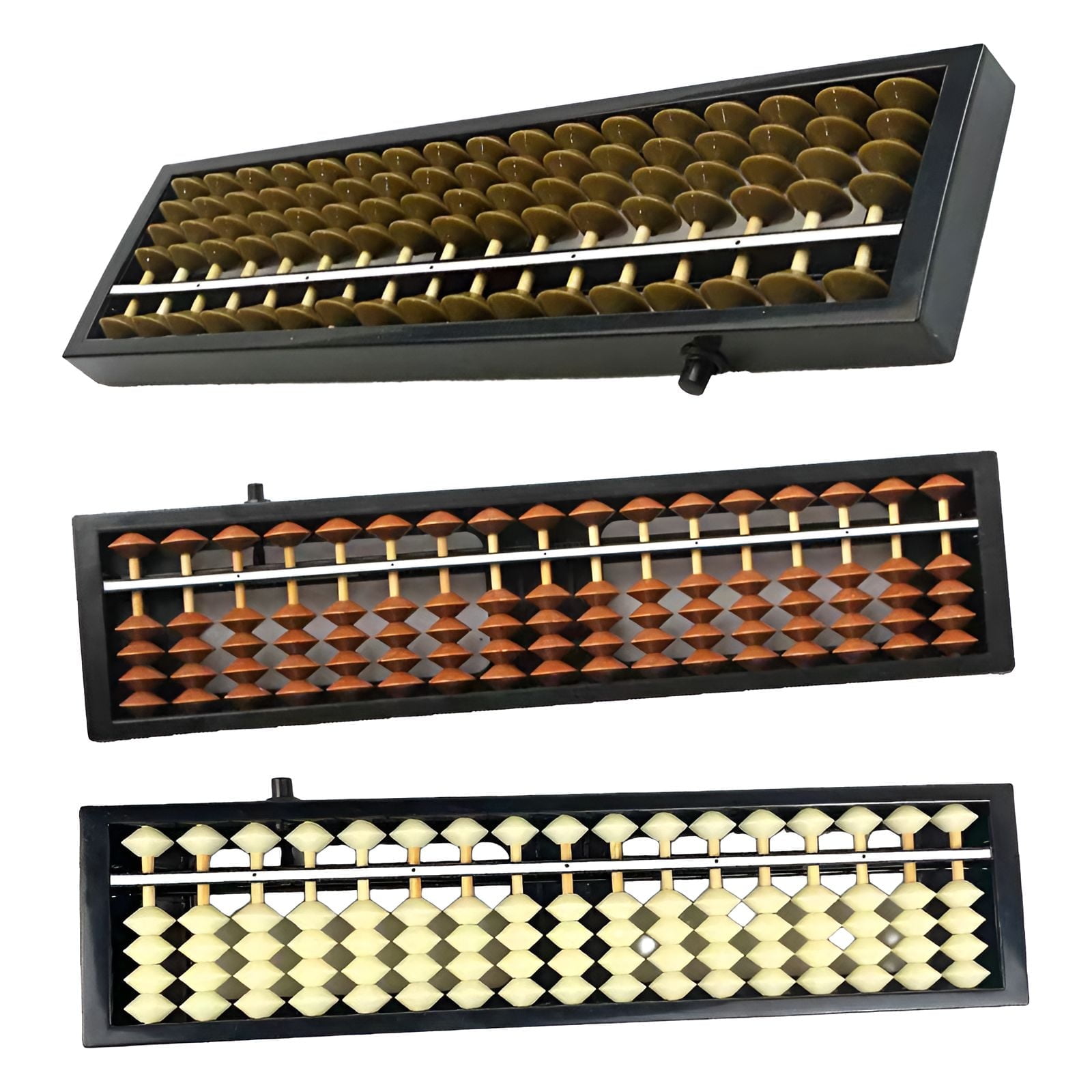 BESTSKY 3Pcs Abacus,17Rows Counting Toys, Math Learning Tools for Kids ...