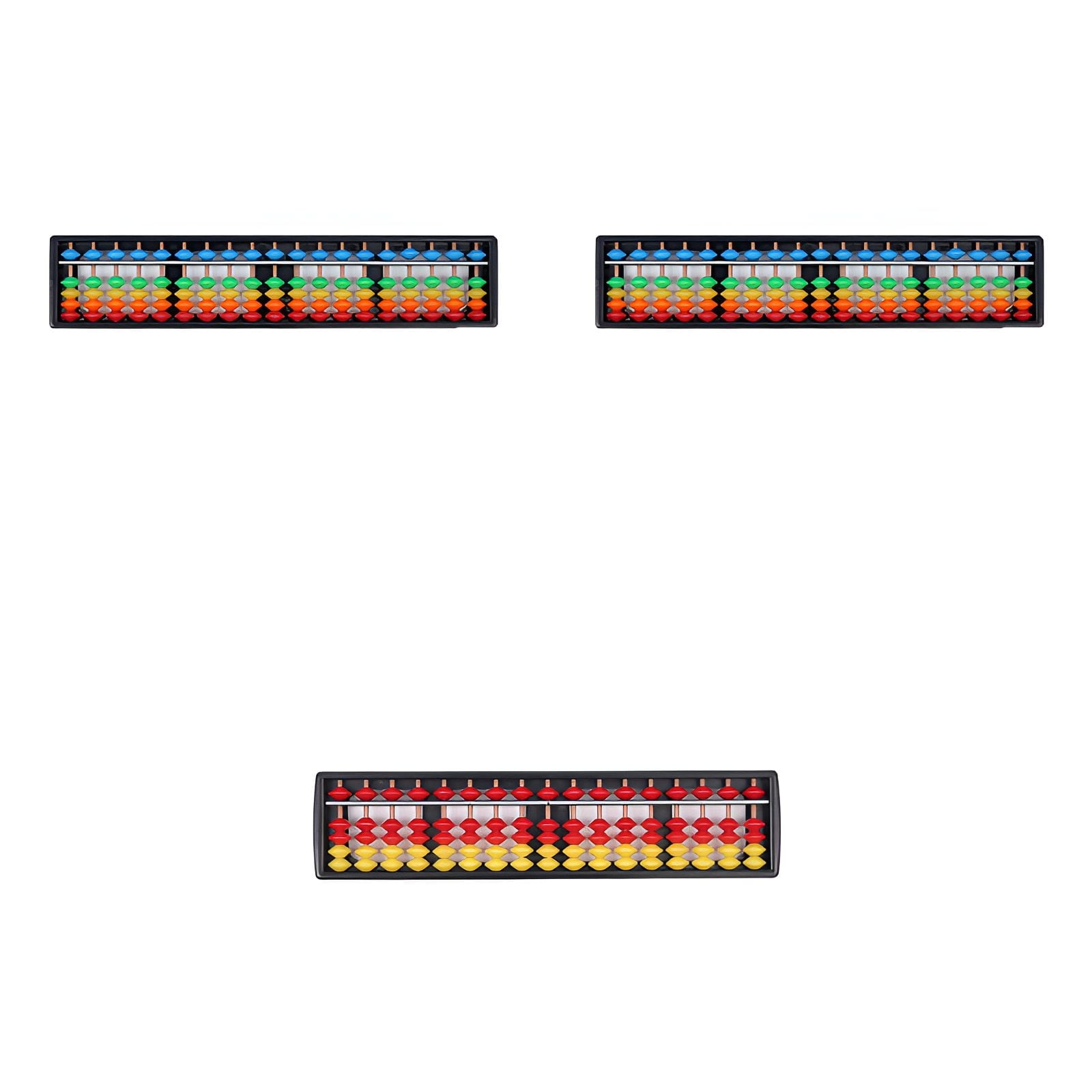 BESTSKY 3Pcs Abacus,Teacher-Approved Counting Rods Abacus for Kids Math ...