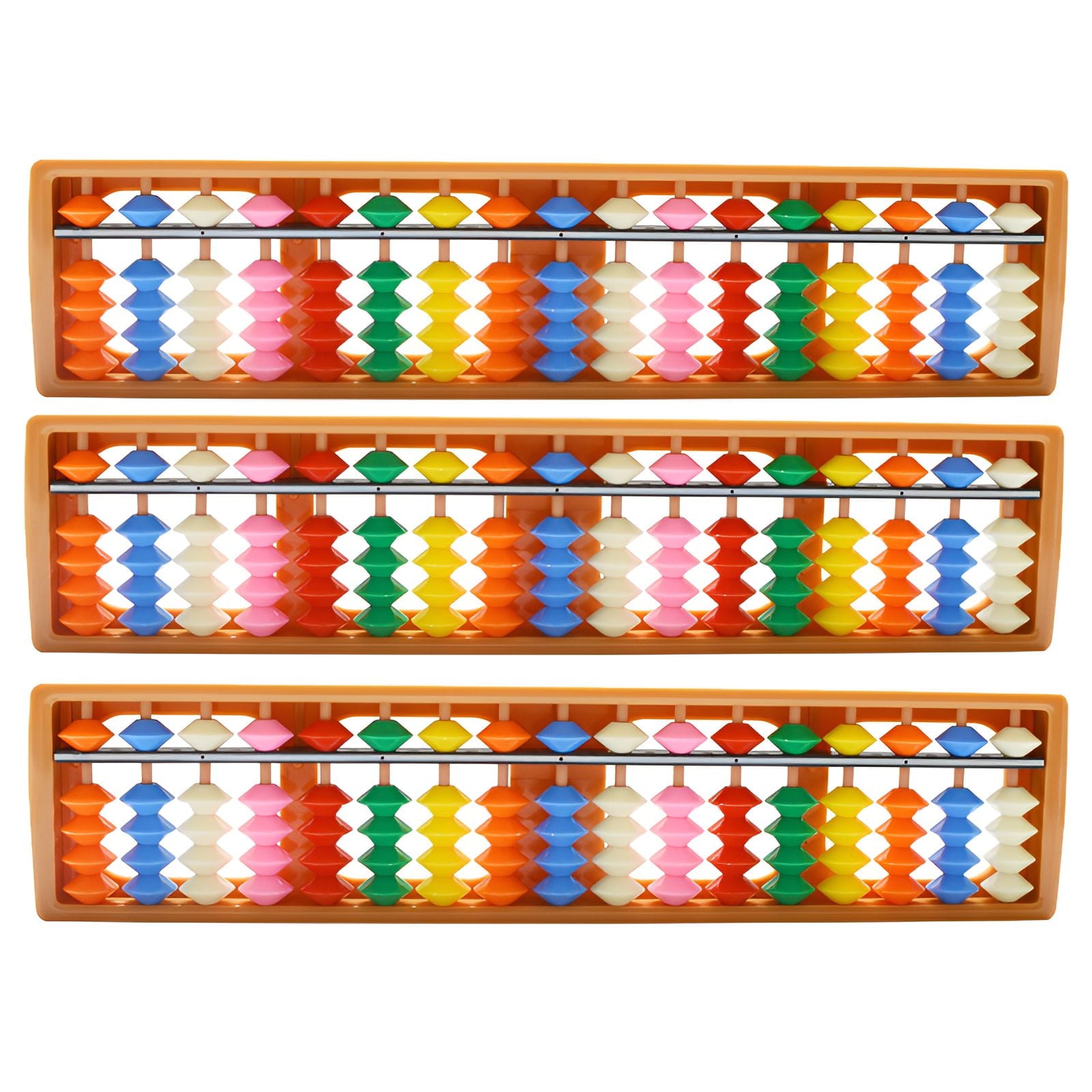 BESTSKY 3Pcs Abacus,17Rows Mini Abacus, Math for Kids,Color_Mixing1 ...
