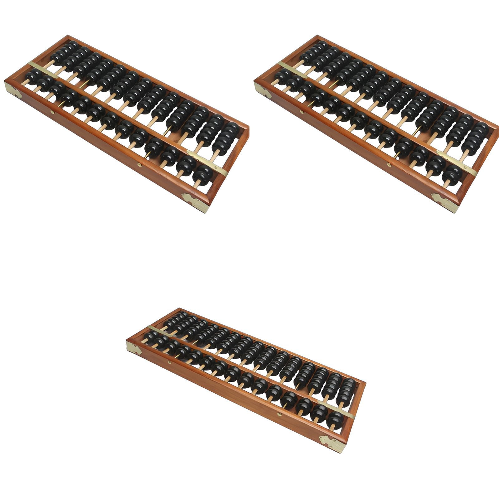 BESTSKY 3Pcs Abacus,13Rows Wooden Abacus for Kids, Math Counters,Color ...